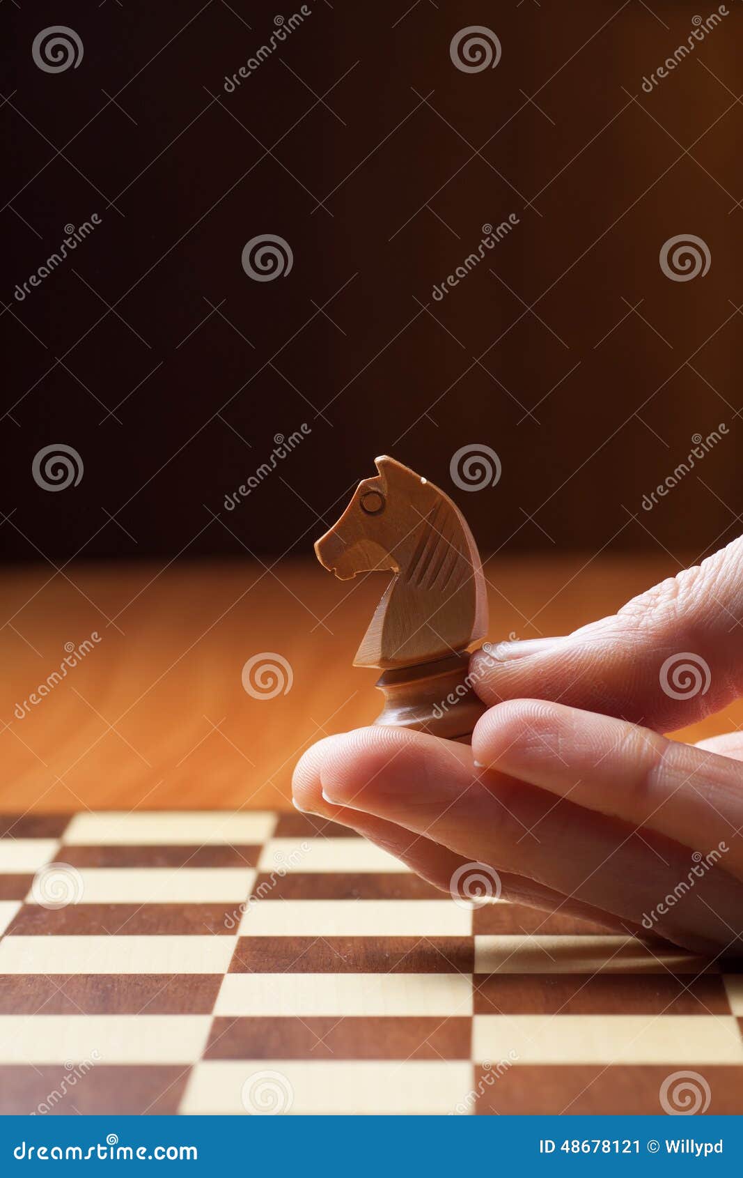Knight chess stock image. Image of game, intelligence - 48678121