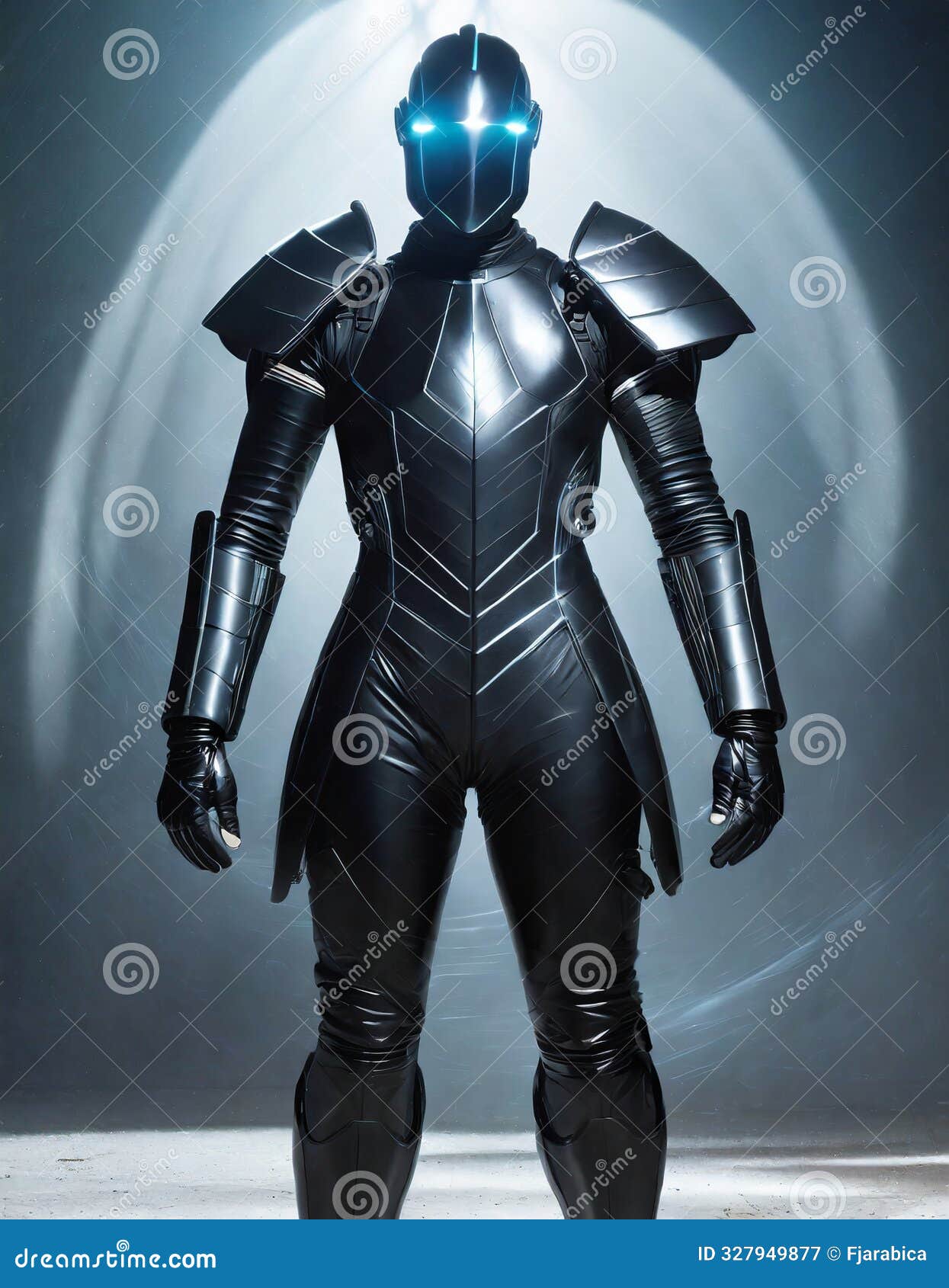 Knight in dark armor stock illustration. Illustration of screenshot ...