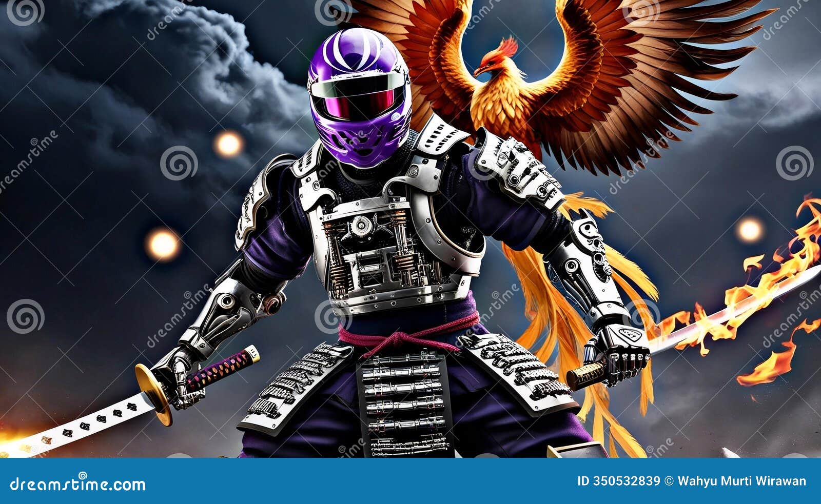 Phoenix Valkyrie With Cutlass Sword. Stock Photo | CartoonDealer.com ...