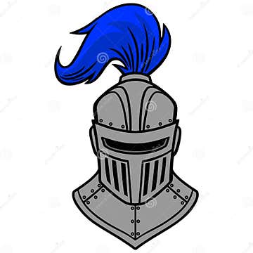 Knight Front View stock vector. Illustration of person - 60782531