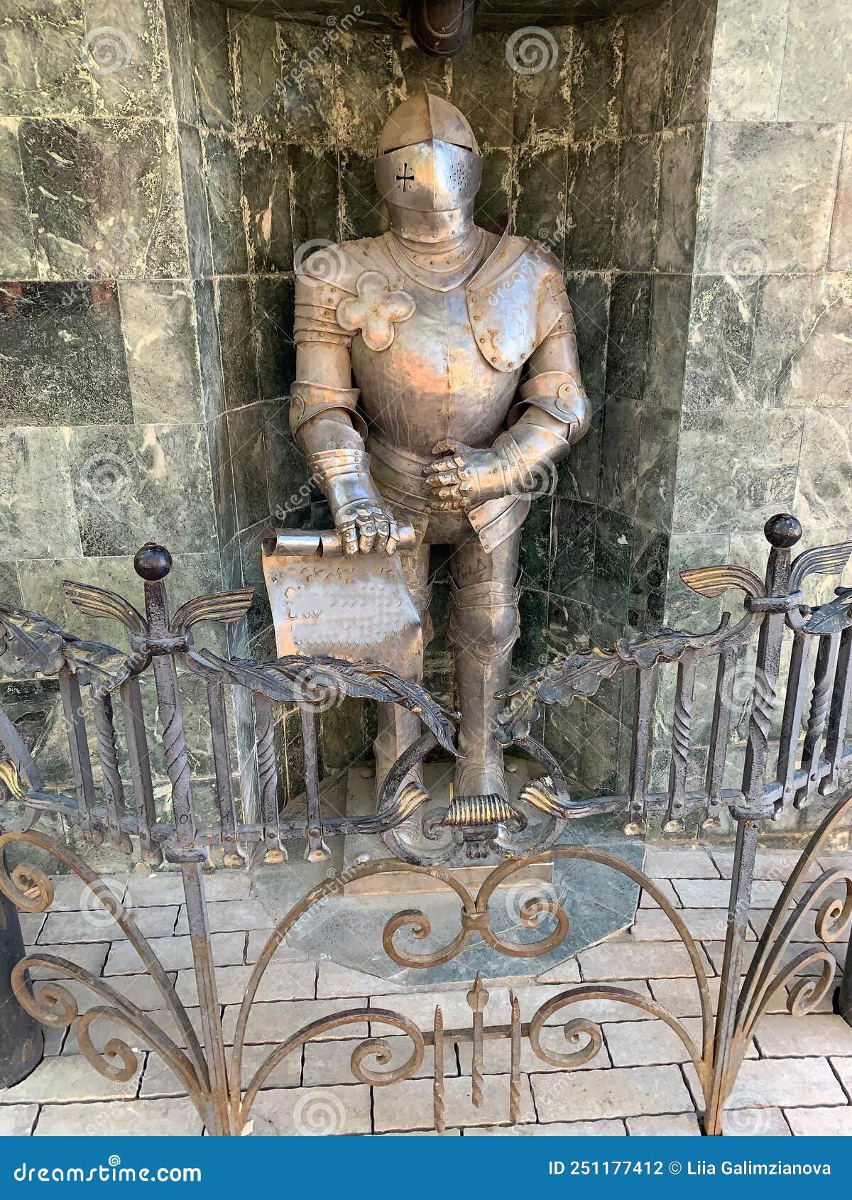 Knight in full armor stock photo. Image of knight, castle - 251177412