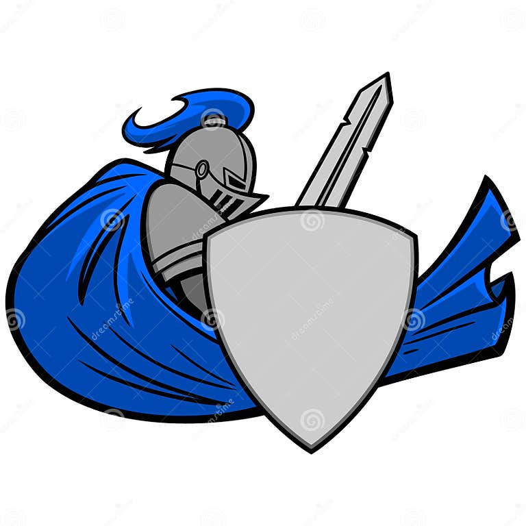 Knight Graphic stock vector. Illustration of protective - 60782526