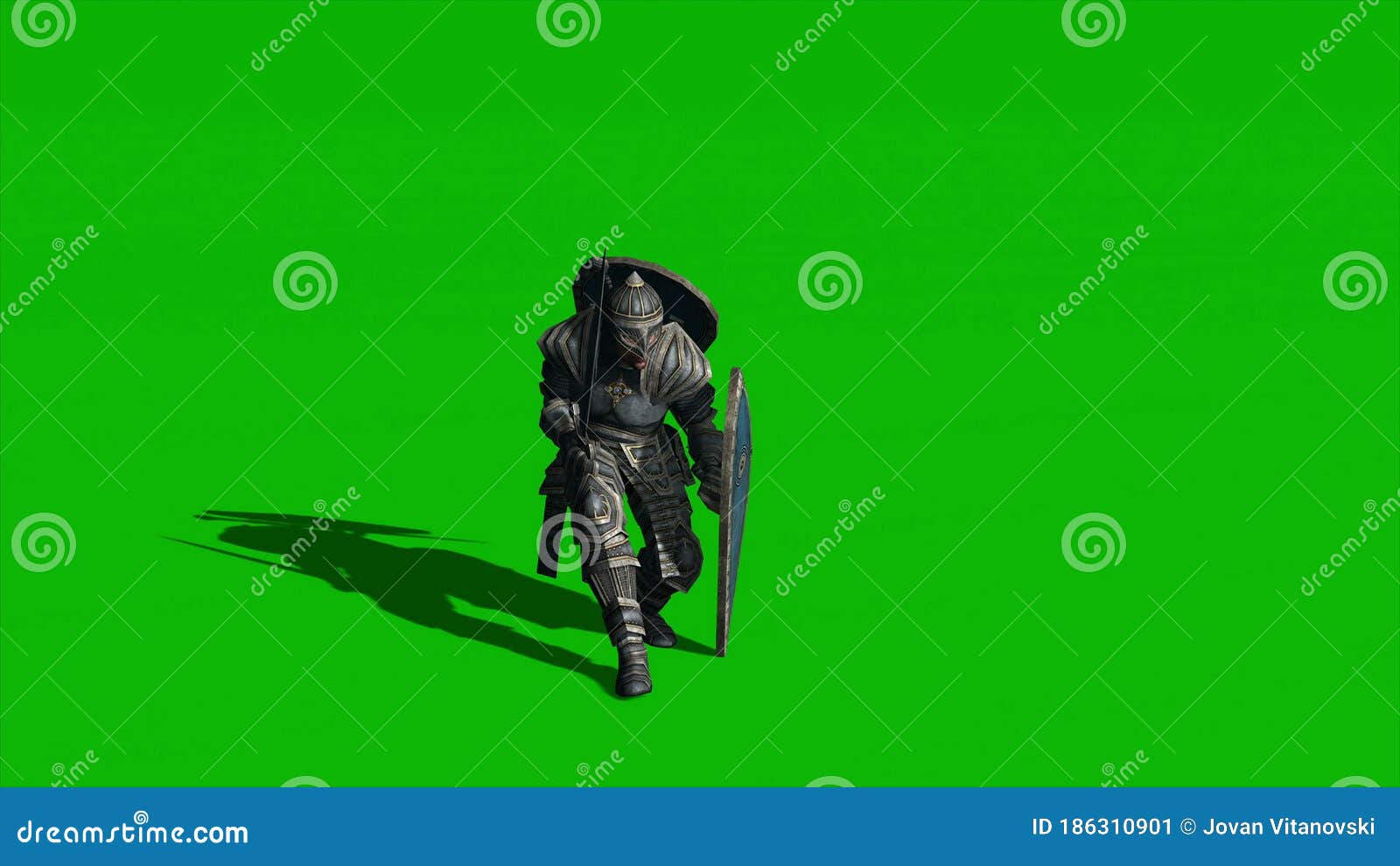 Knight on Green Screen Background Stock Video - Video of sword, fight ...