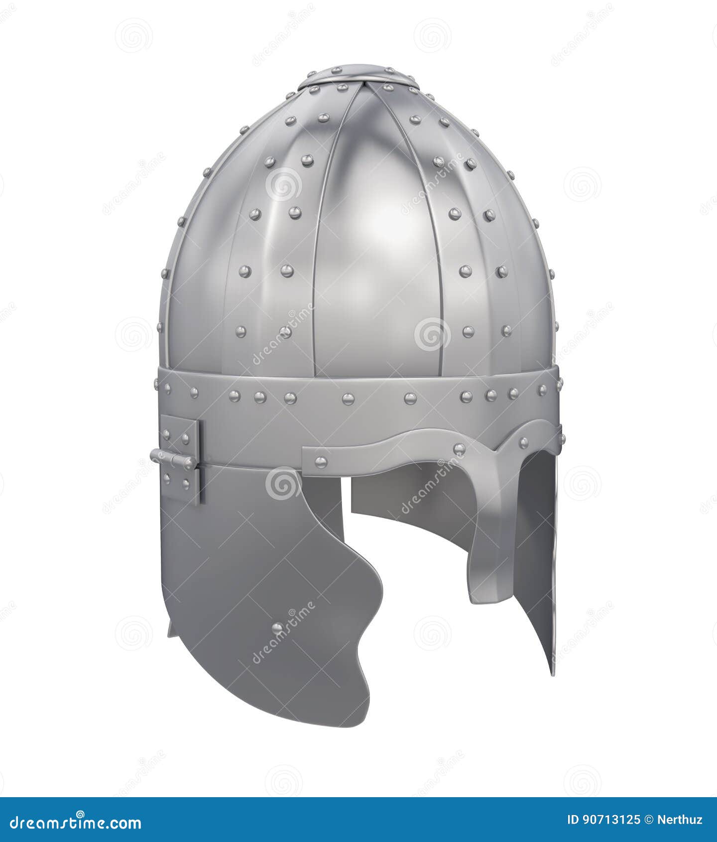 Knight Helmet Isolated stock illustration. Illustration of background ...