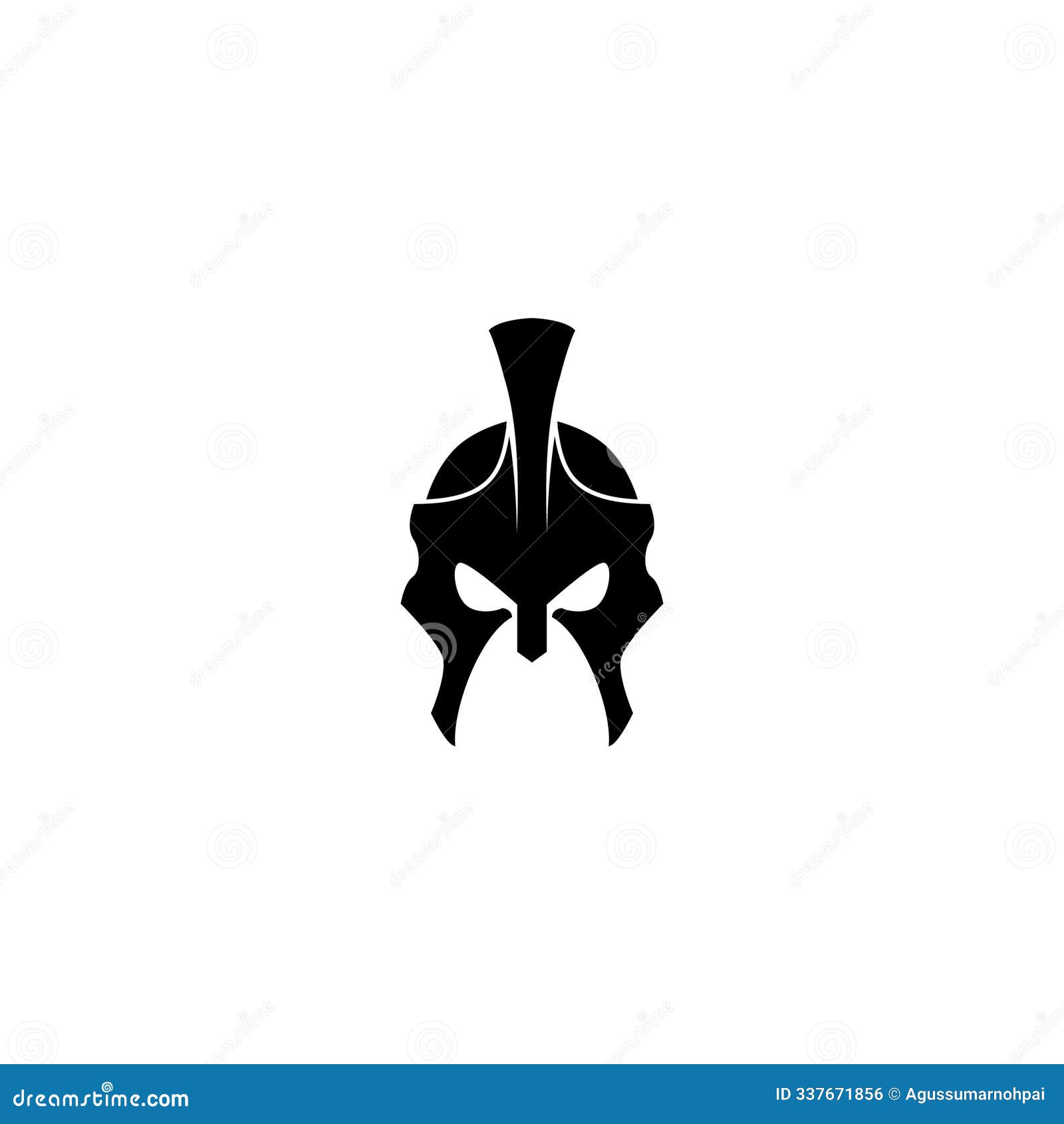 Elegant Centurion Helmet. Vector Illustration | CartoonDealer.com ...