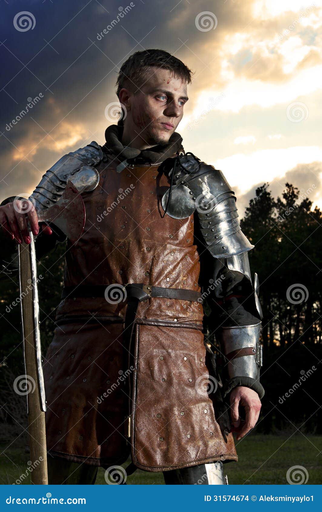 Knight Holding A Sword Royalty-Free Stock Image | CartoonDealer.com ...