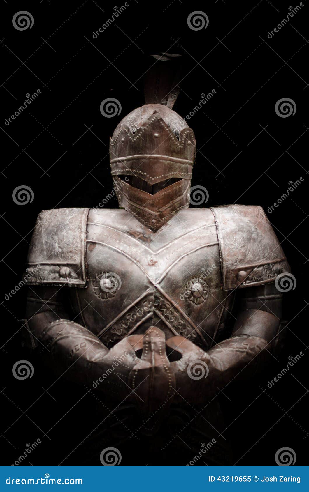 Knight Holding His Sword And Looking At Camera Royalty-Free Stock Photo ...