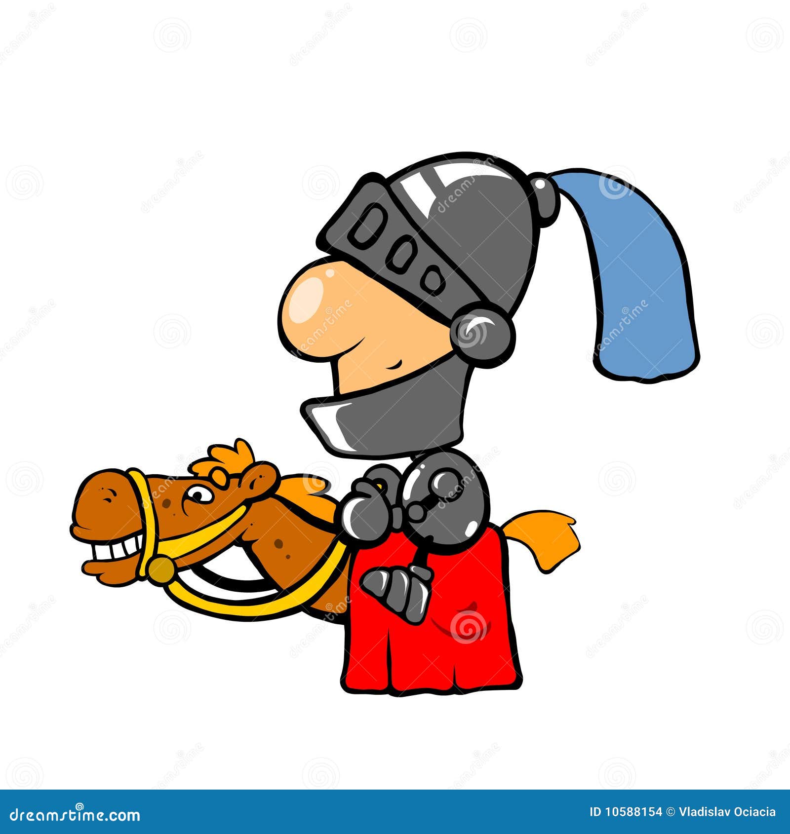 Knight On Horse Stock Photography | CartoonDealer.com #10588154