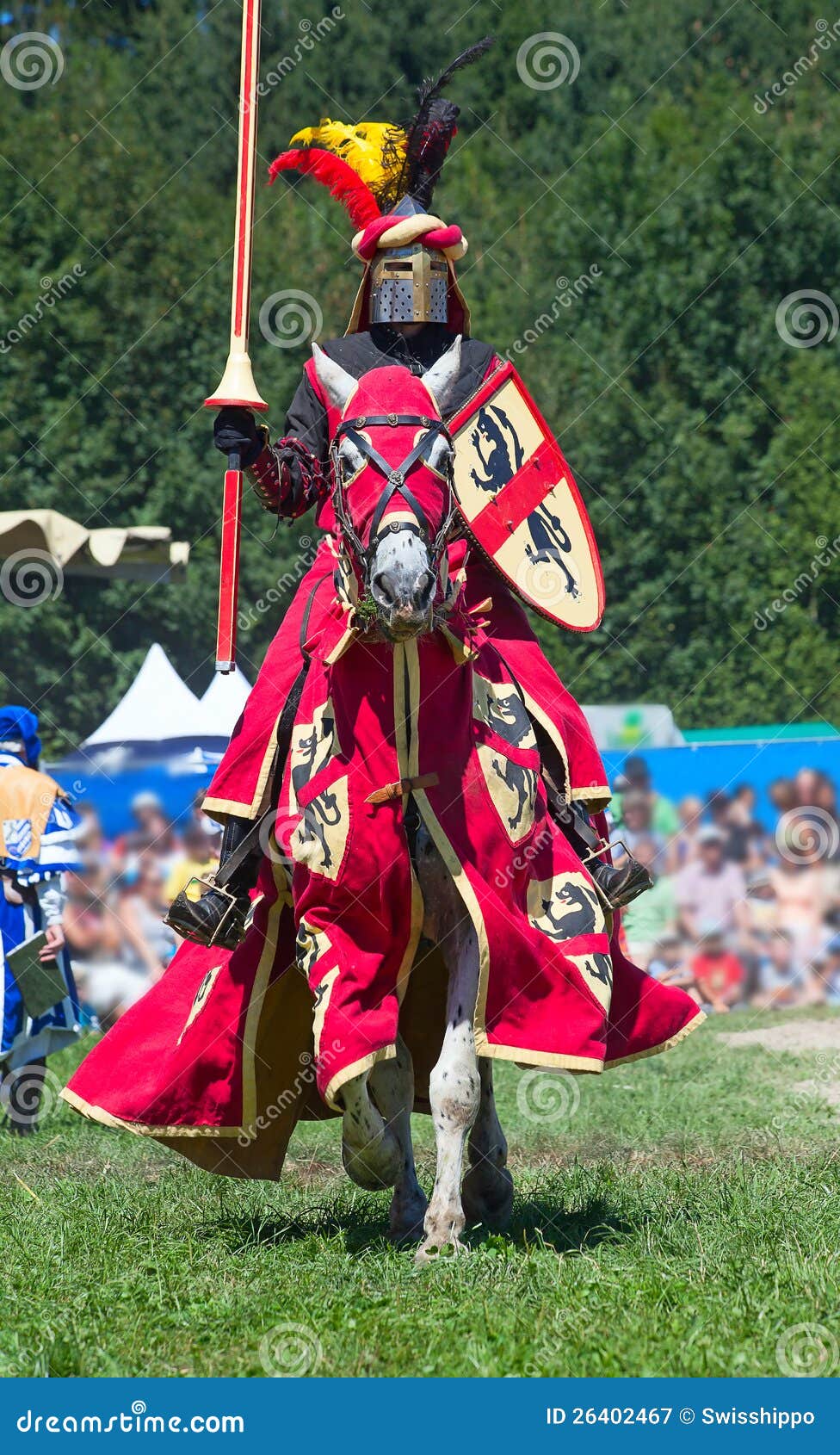 Knight on the horse stock image. Image of blade, historical - 26402467