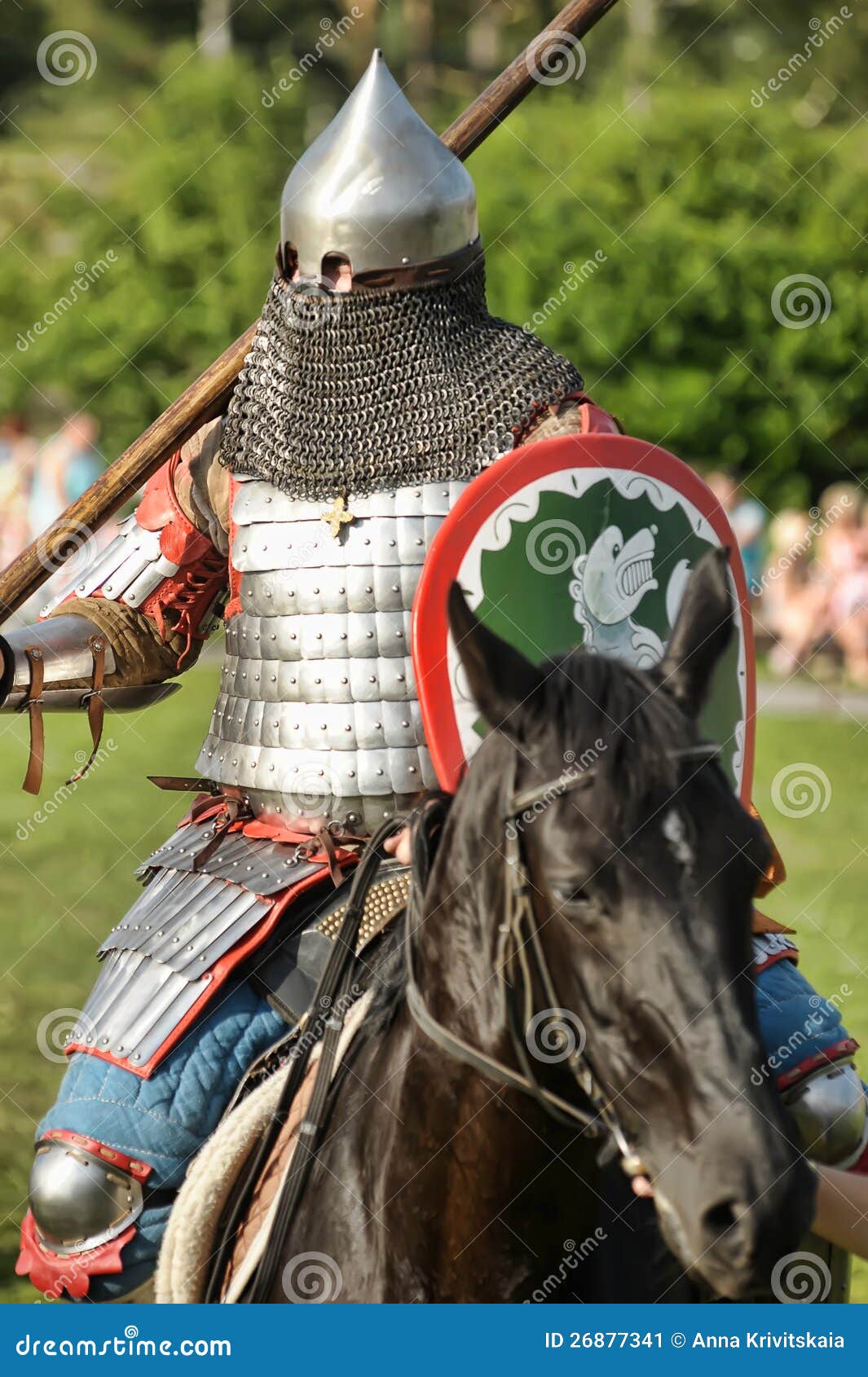 Knight on the horse editorial photo. Image of honor, festival - 26877341