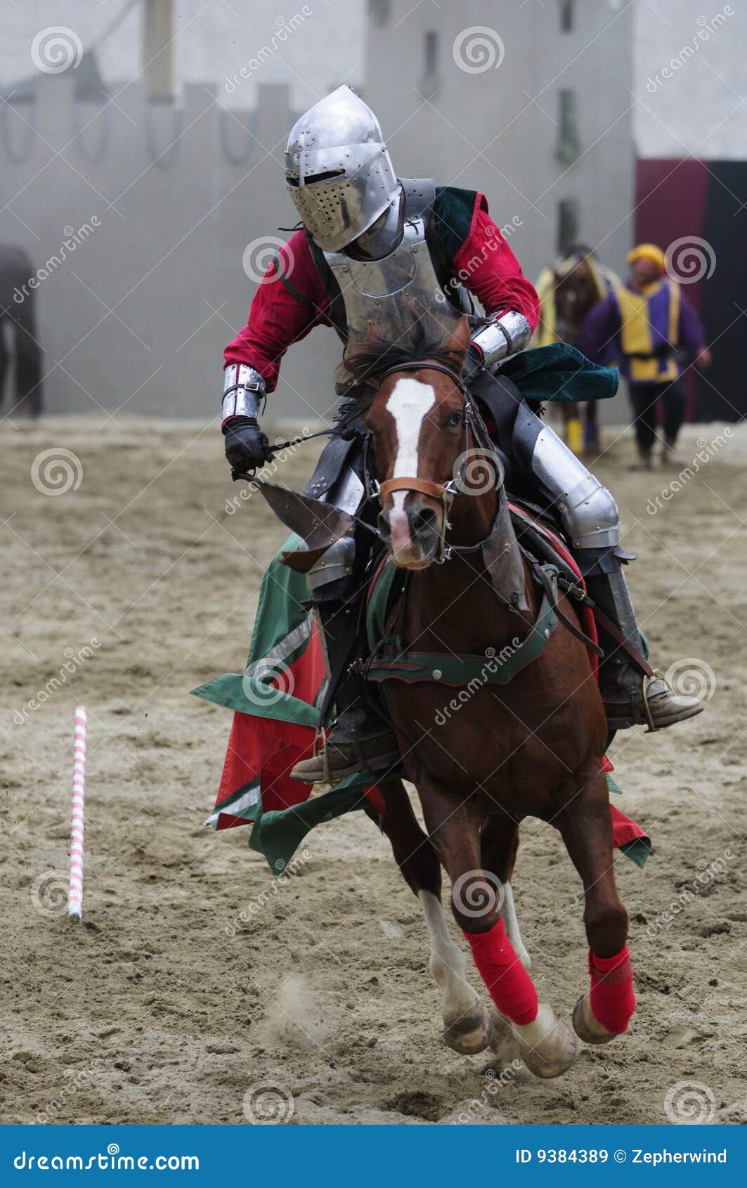 Knight on horseback stock image. Image of middle, weapon - 9384389