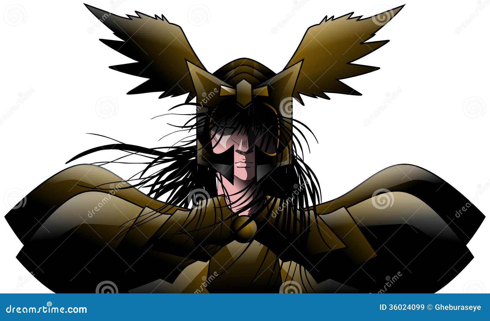 Isolated Knight portrait stock image. Illustration of abstract - 36024099