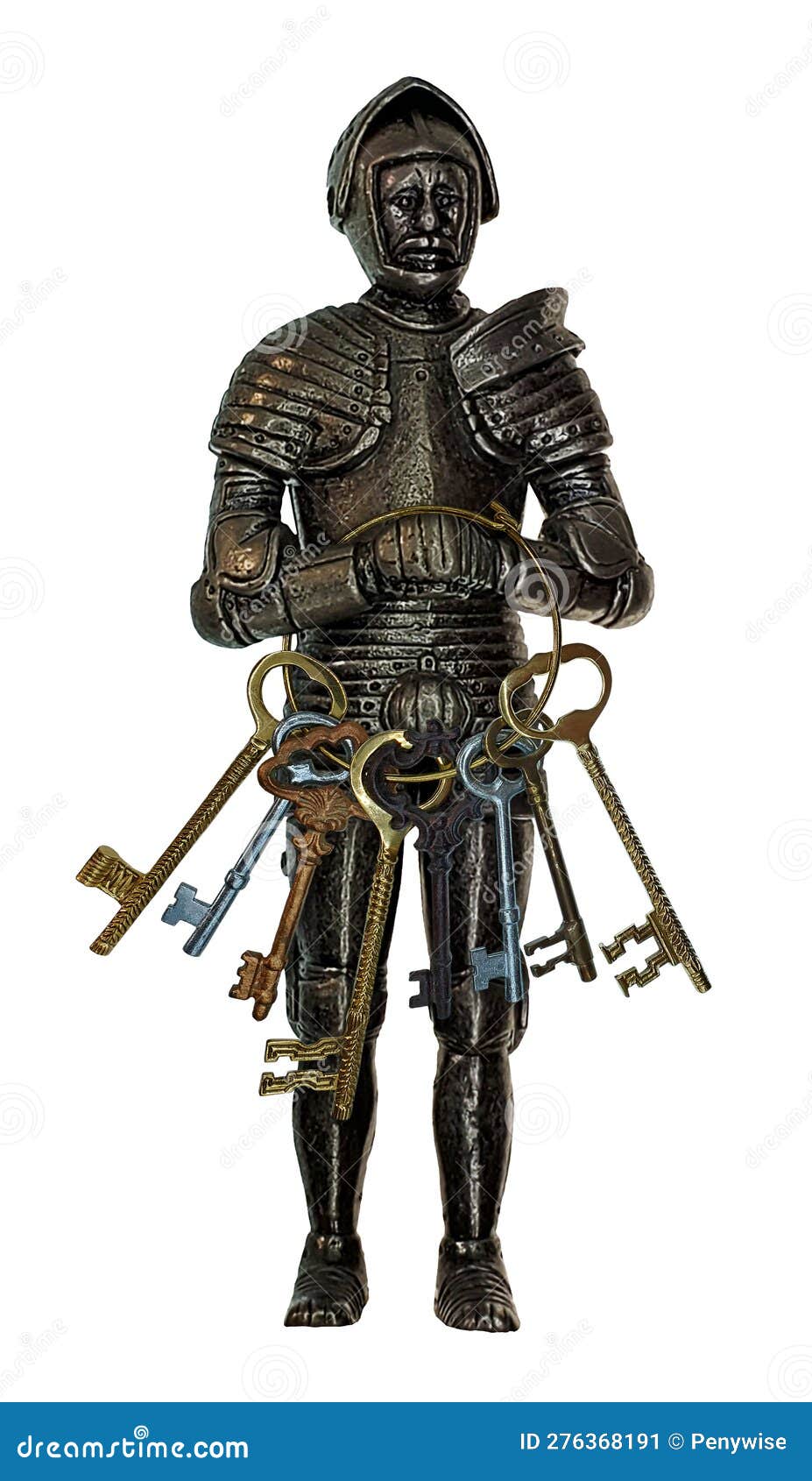 Knight with Keys stock image. Image of fighter, military - 276368191