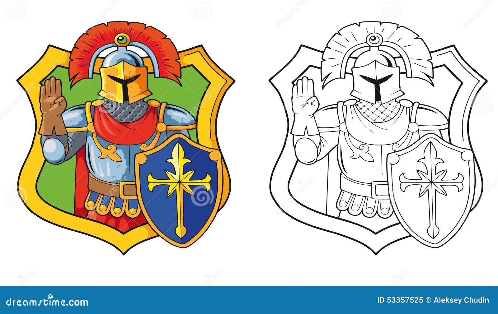 Knight logo stock illustration. Illustration of character - 53357525