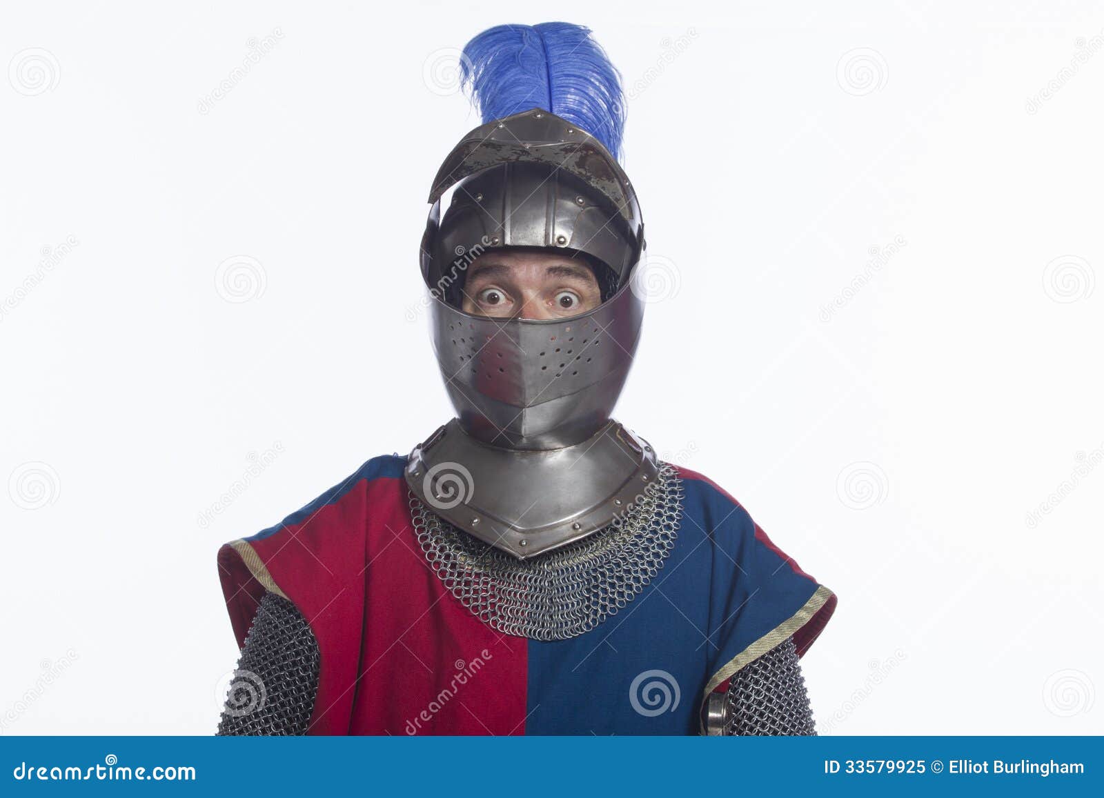 Knight Looking Surprised, Horizontal Stock Image - Image of chivalry ...