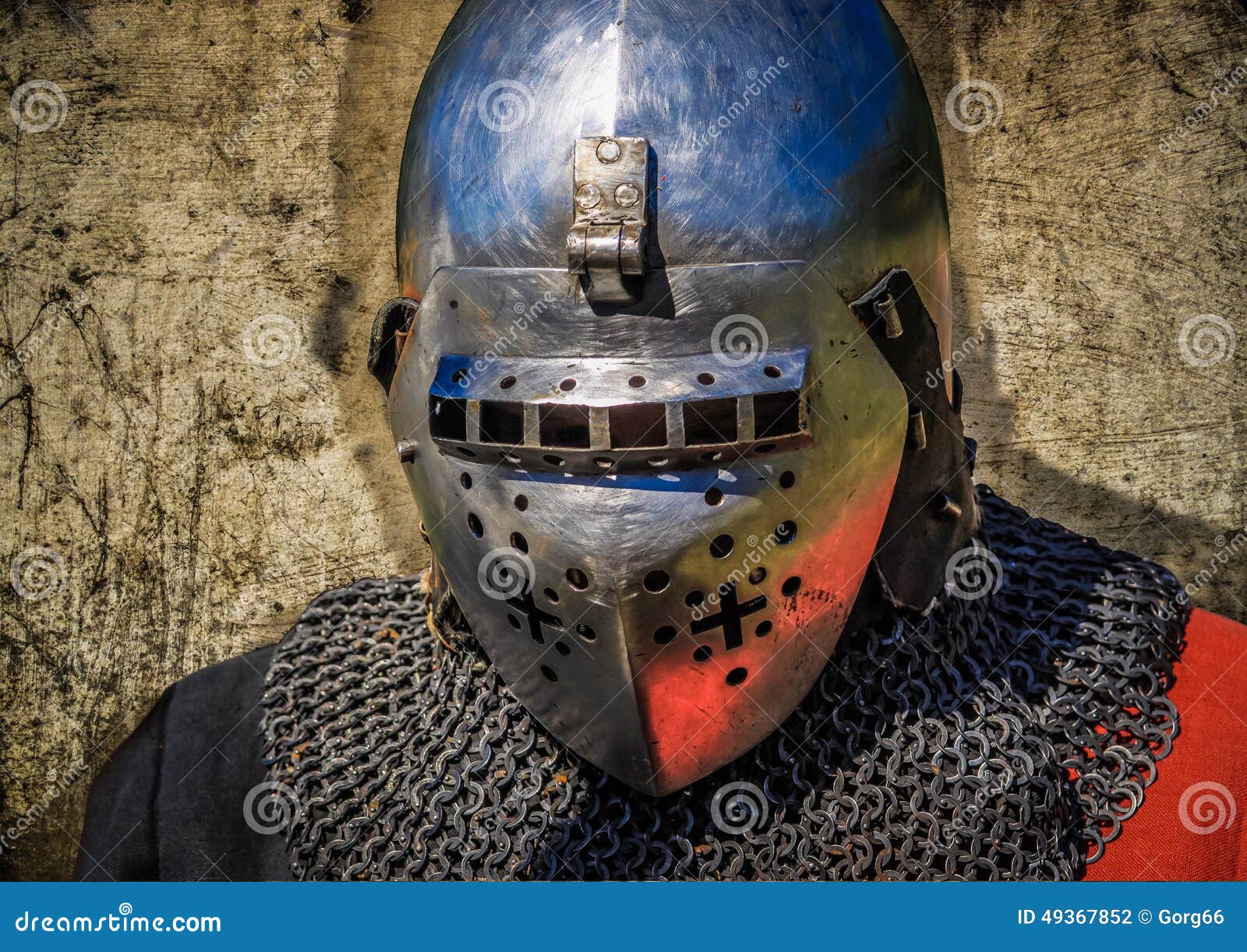 Knight Ghost Defending The Castle Stock Photo | CartoonDealer.com ...