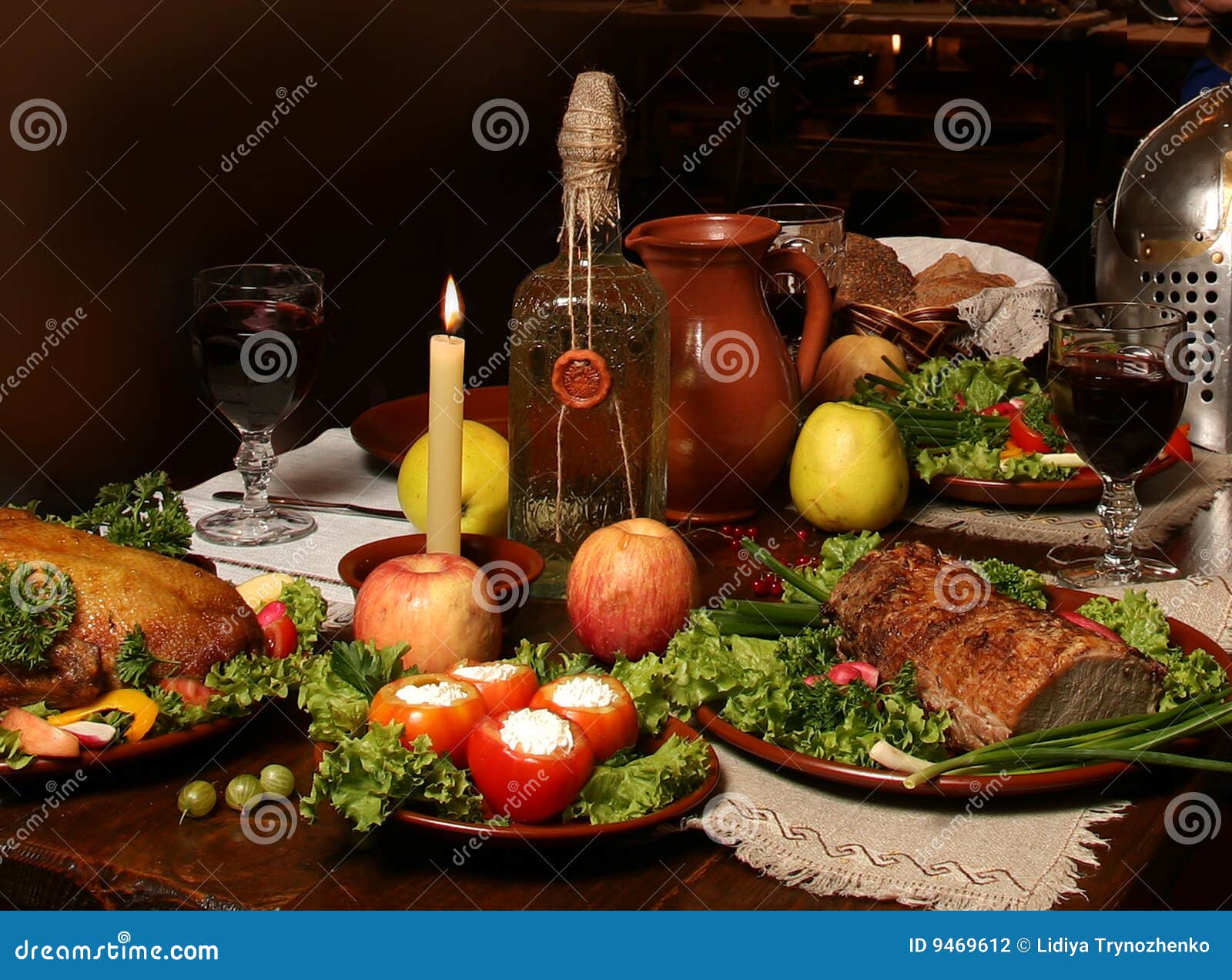 Knight lunch stock photo. Image of lunch, dine, dinner - 9469612