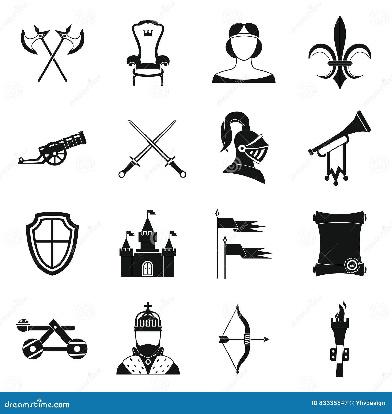 Knight Medieval Icons Set, Simple Style Stock Vector - Illustration of ... Knight Medieval Icons Set, Simple Style Stock Vector - Illustration of ...