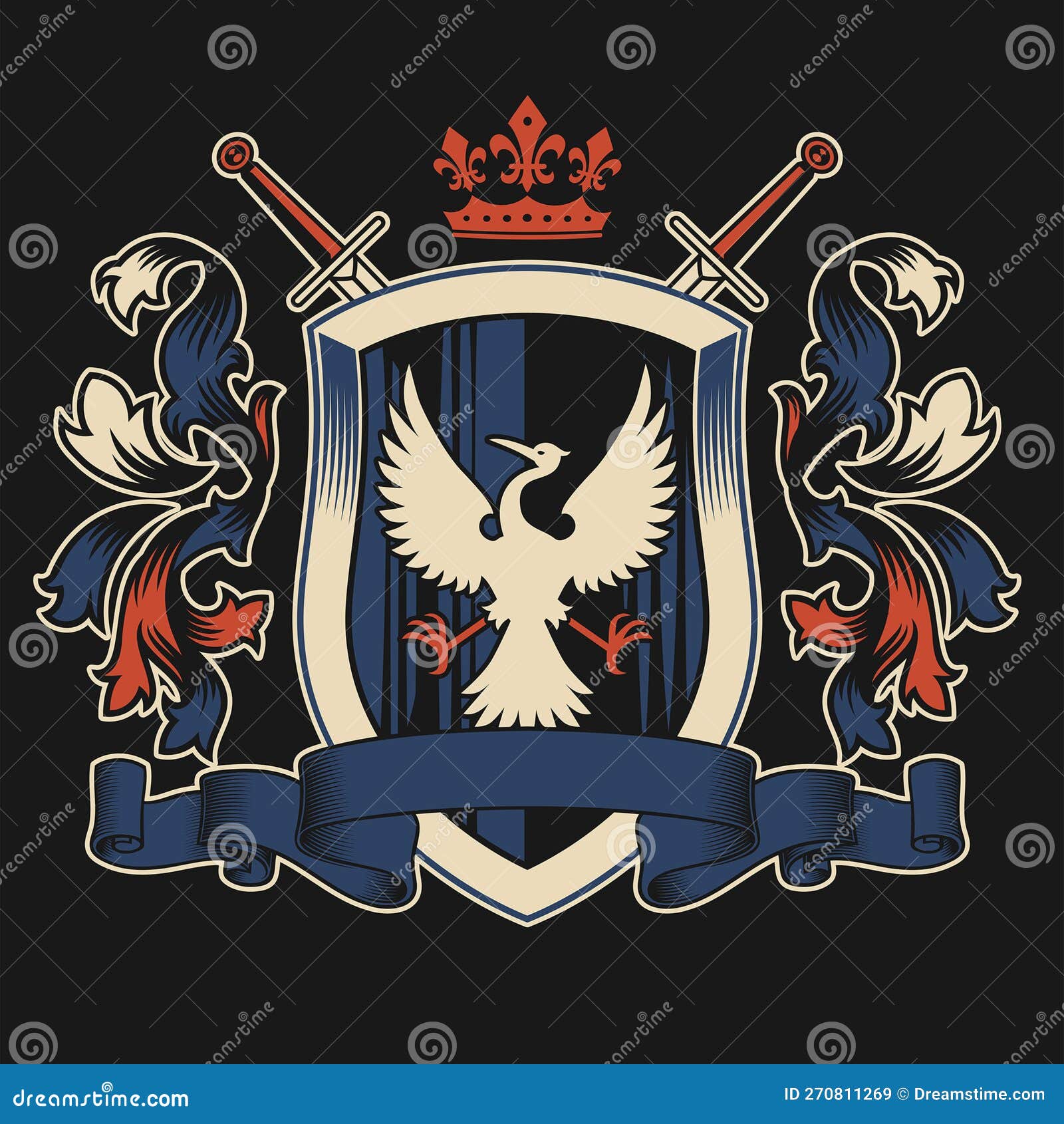 Knight Medieval Shirt Crest Design Stock Vector - Illustration of ...