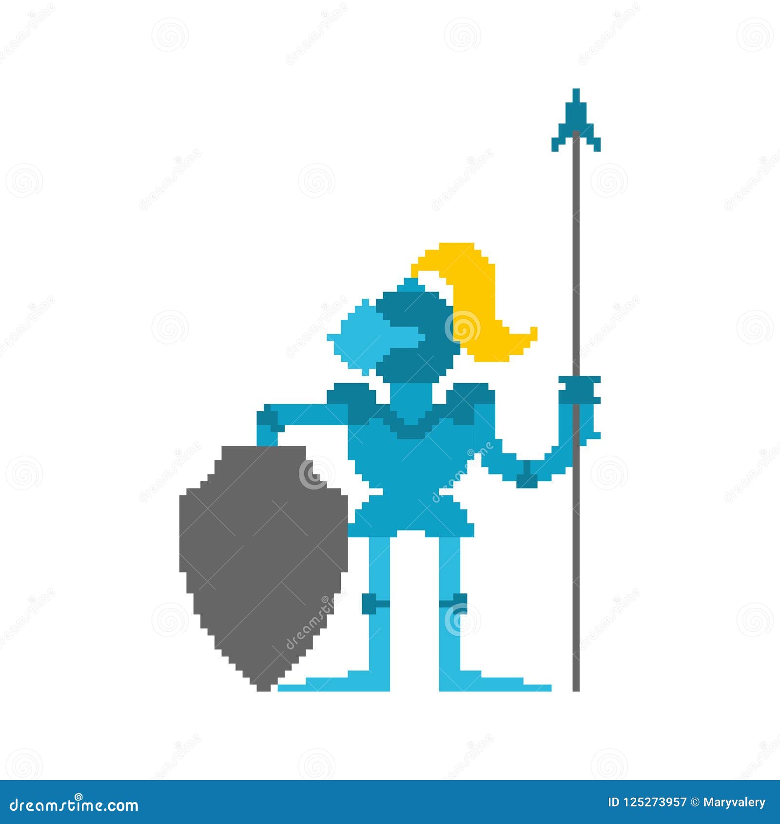 Pixel Armor Scale Vector Illustration | CartoonDealer.com #249248404