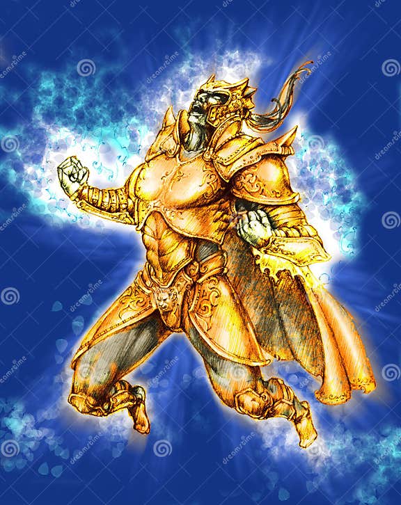 Knight Power Up stock illustration. Illustration of armour - 3397260