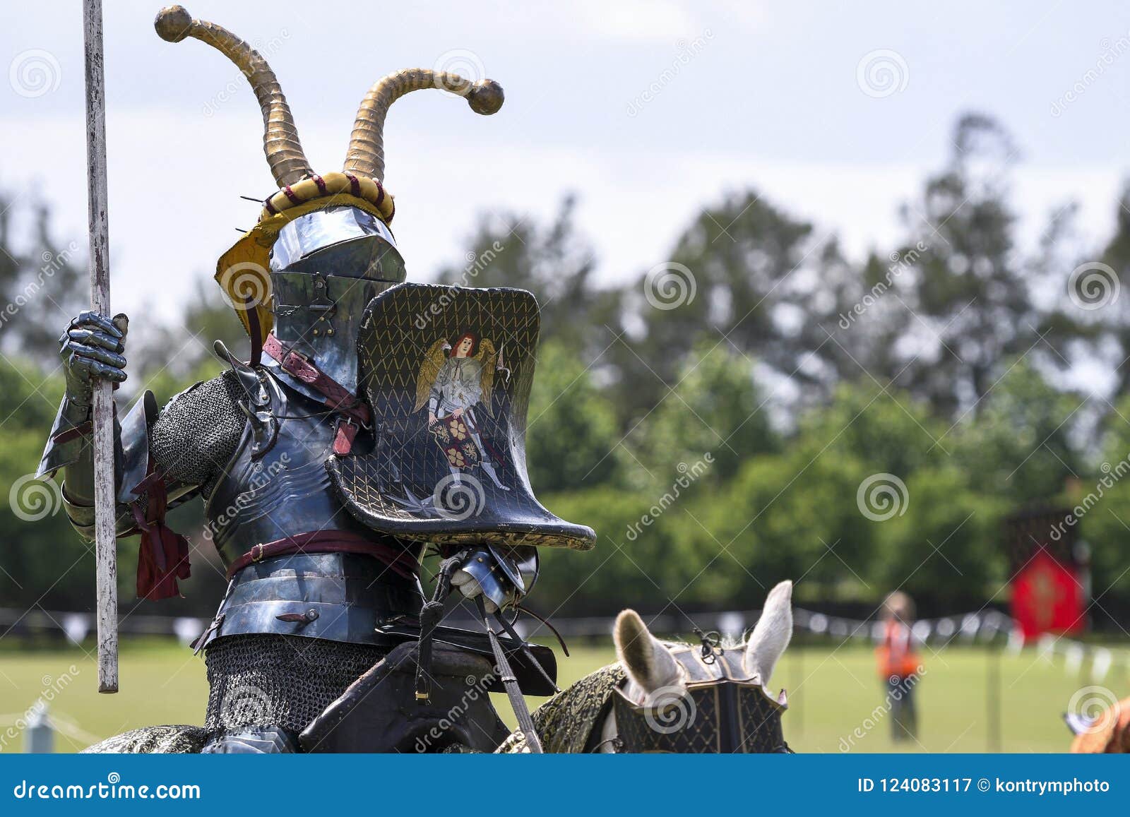 A Knight during Medieval Jousting Tournament Stock Image - Image of ... A Knight during Medieval Jousting Tournament Stock Image - Image of ...