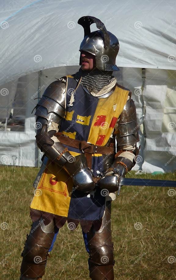 Knight Ready for Battle 31st August 2009 Editorial Stock Photo - Image ...