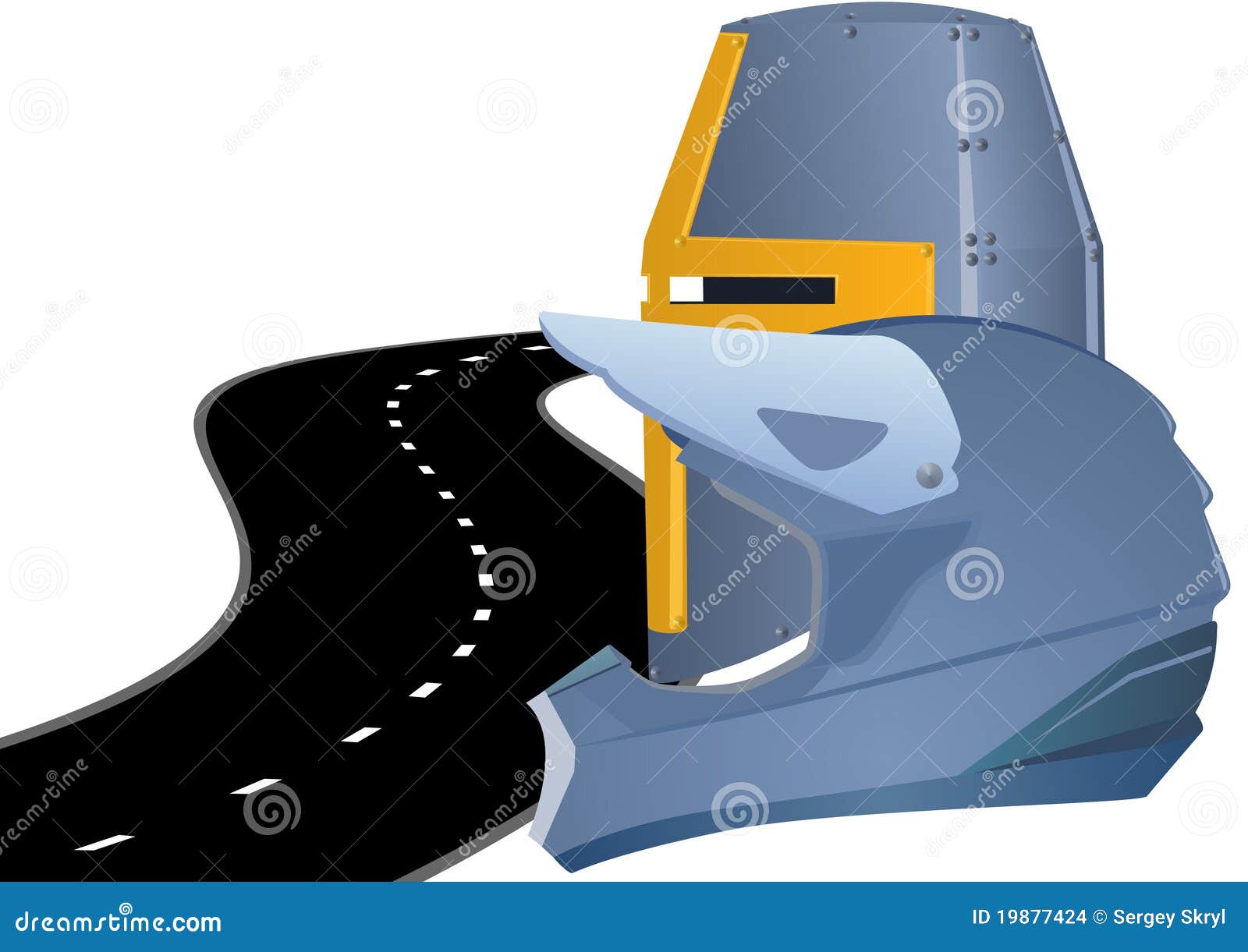 Knight Rider. stock vector. Illustration of line, iron - 19877424