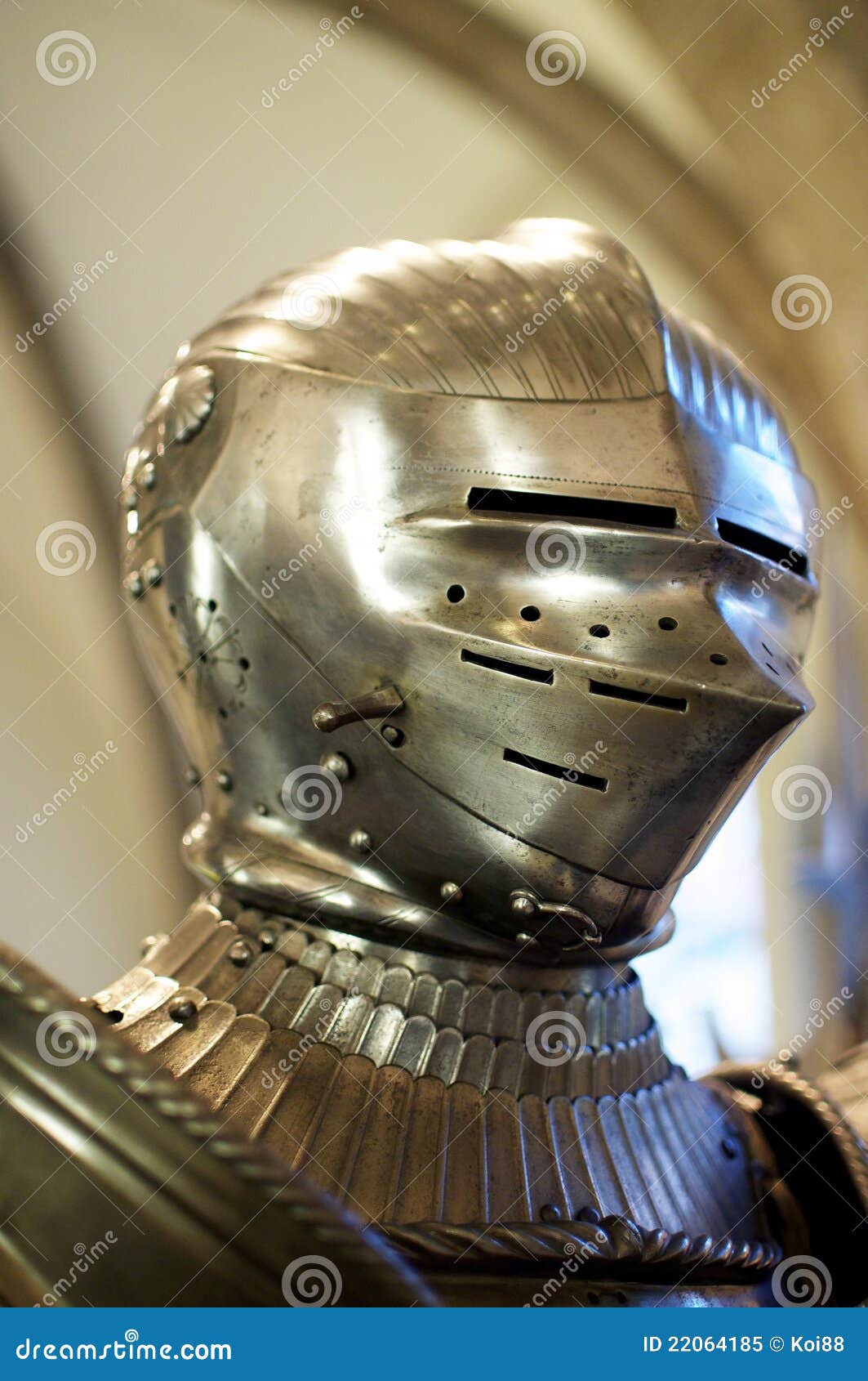 Knight s Helmet stock image. Image of antique, armament - 22064185