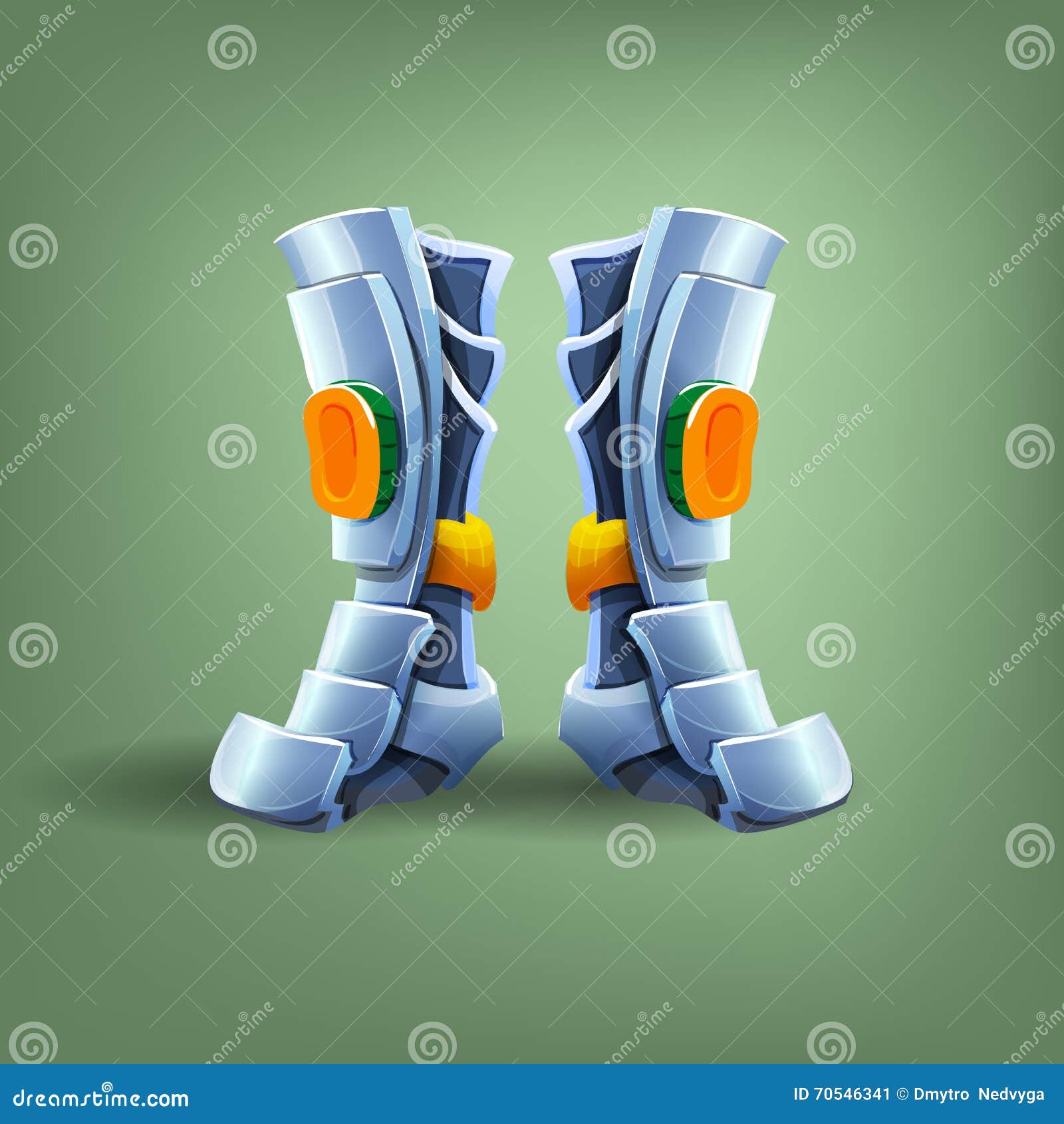 Knight s steel boots. stock vector. Illustration of military - 70546341