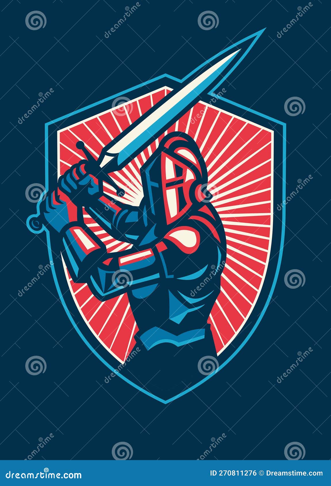 Logo Jousting Vector Illustration | CartoonDealer.com #271968578