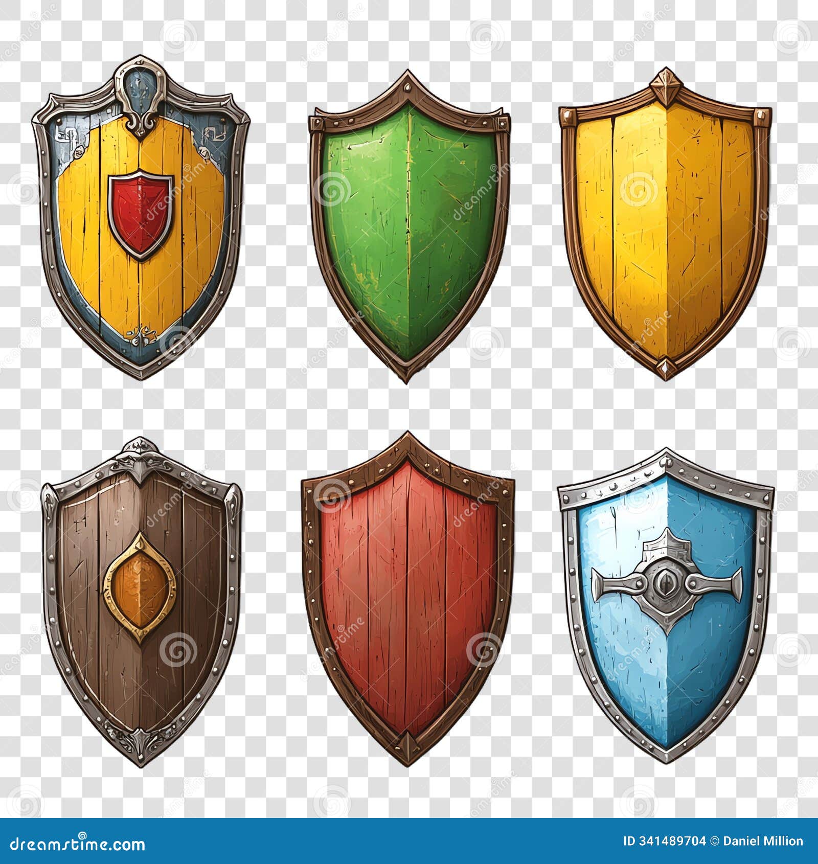 Knight shields stock illustration. Illustration of sign - 341489704