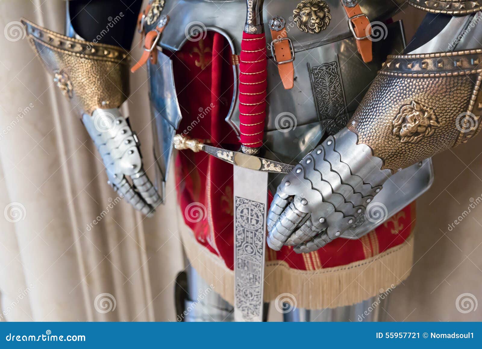 Knight statue stock image. Image of ornament, headpiece - 55957721