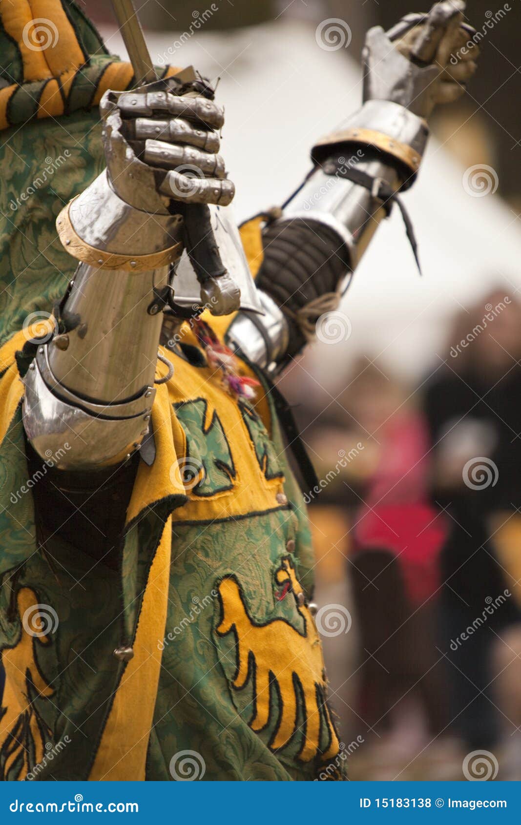 Knight with a sword stock photo. Image of feather, beauty - 15183138