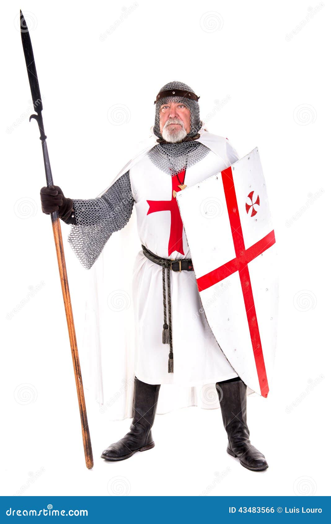 Knight Templar stock photo. Image of cross, shield, security - 43483566
