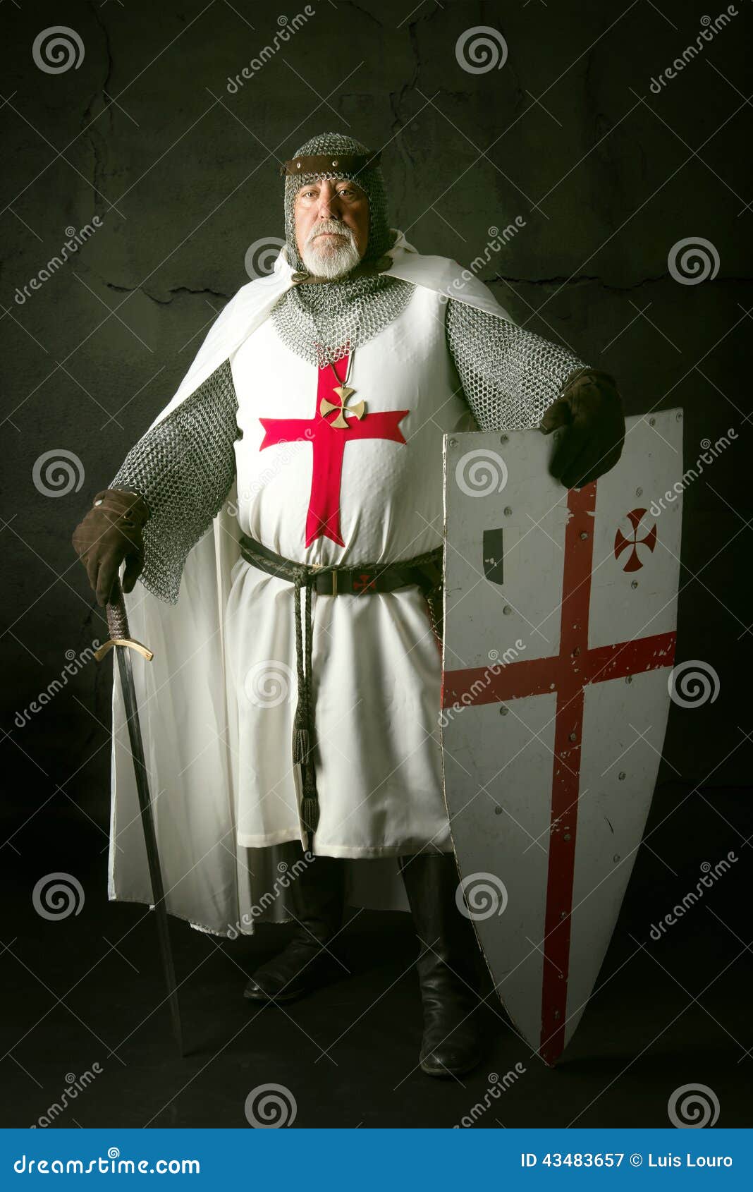 Knight Templar stock image. Image of mature, security - 43483657