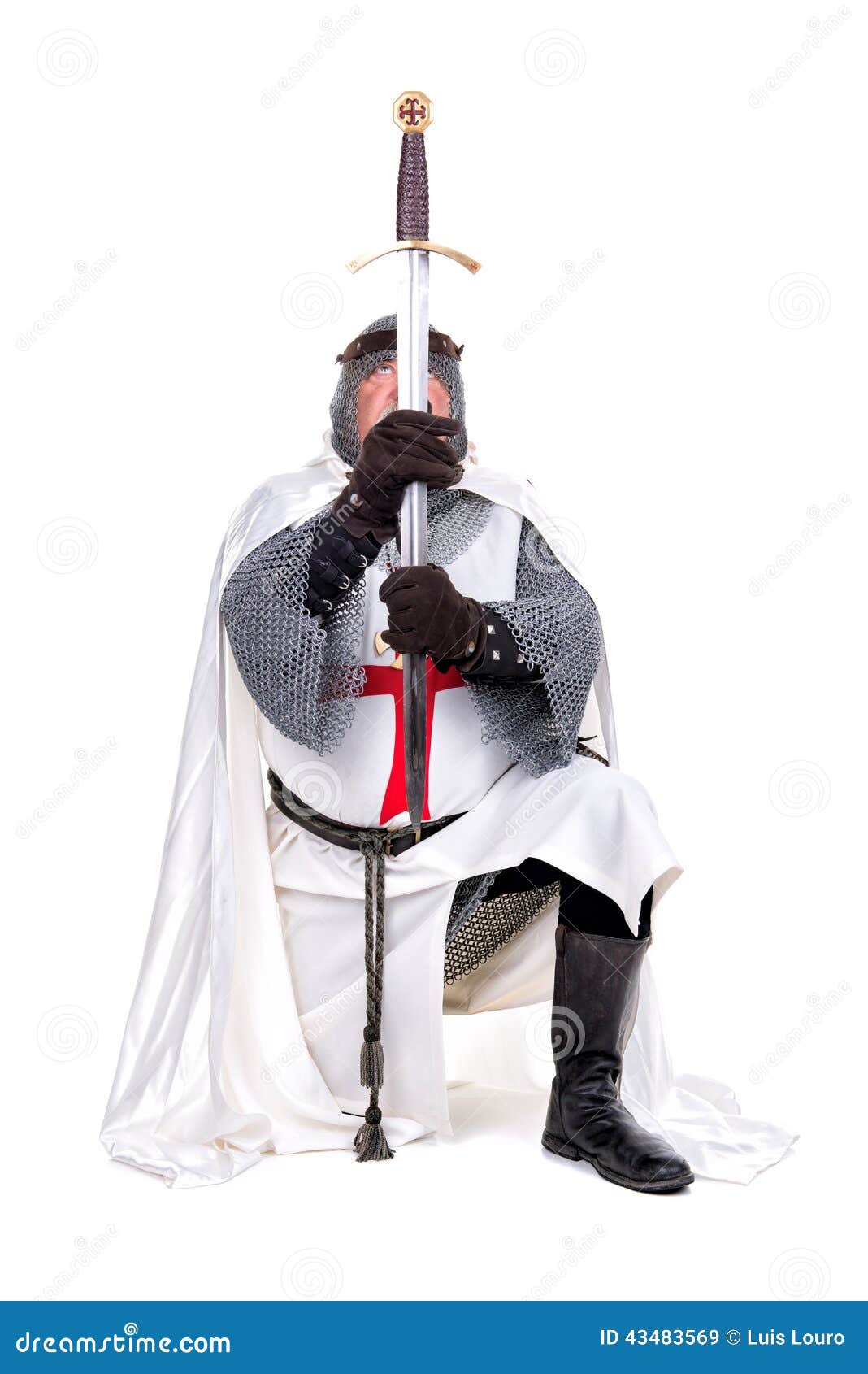 Knight Templar stock image. Image of soldier, legend - 43483569