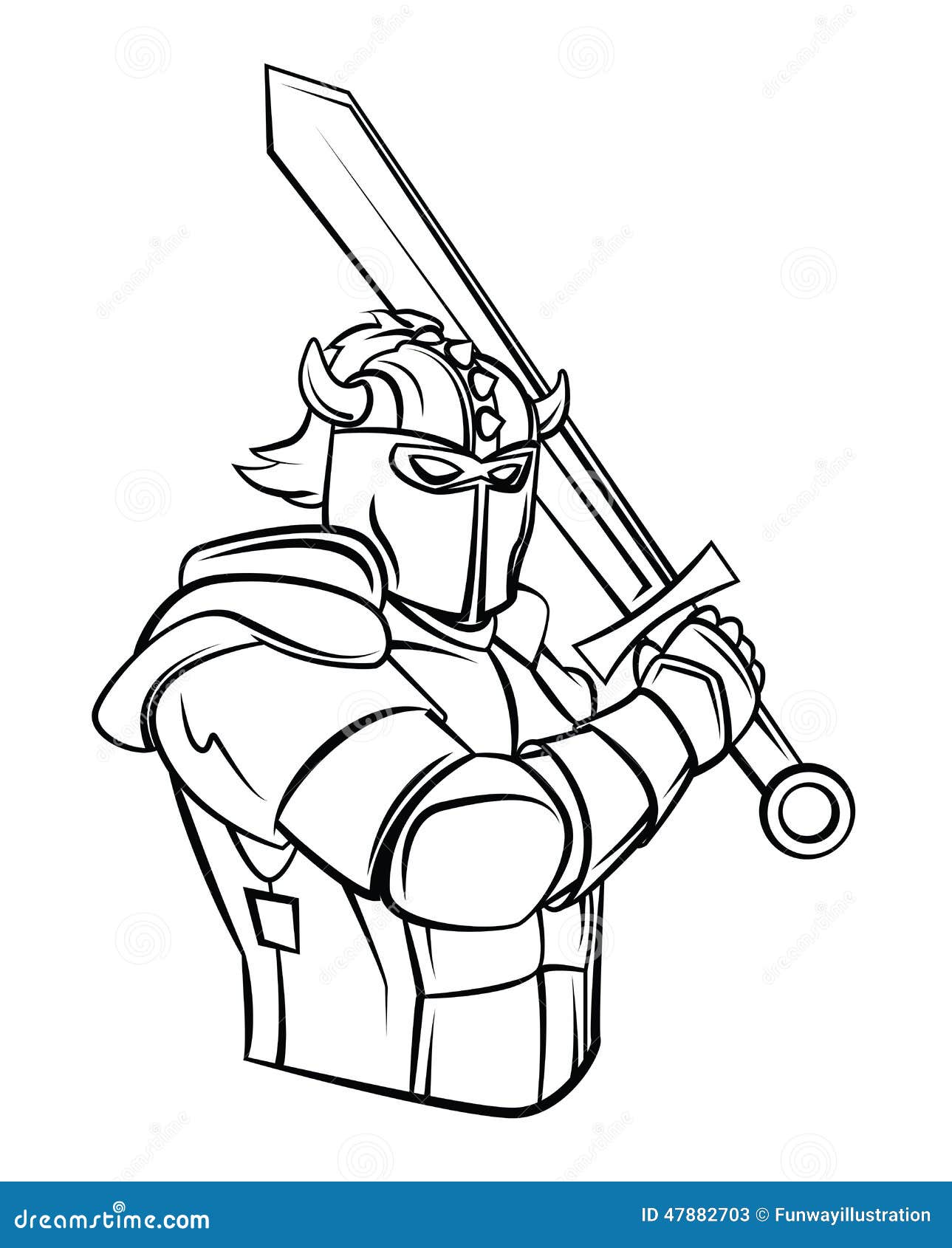 Knight. Vector Drawing | CartoonDealer.com #153751271