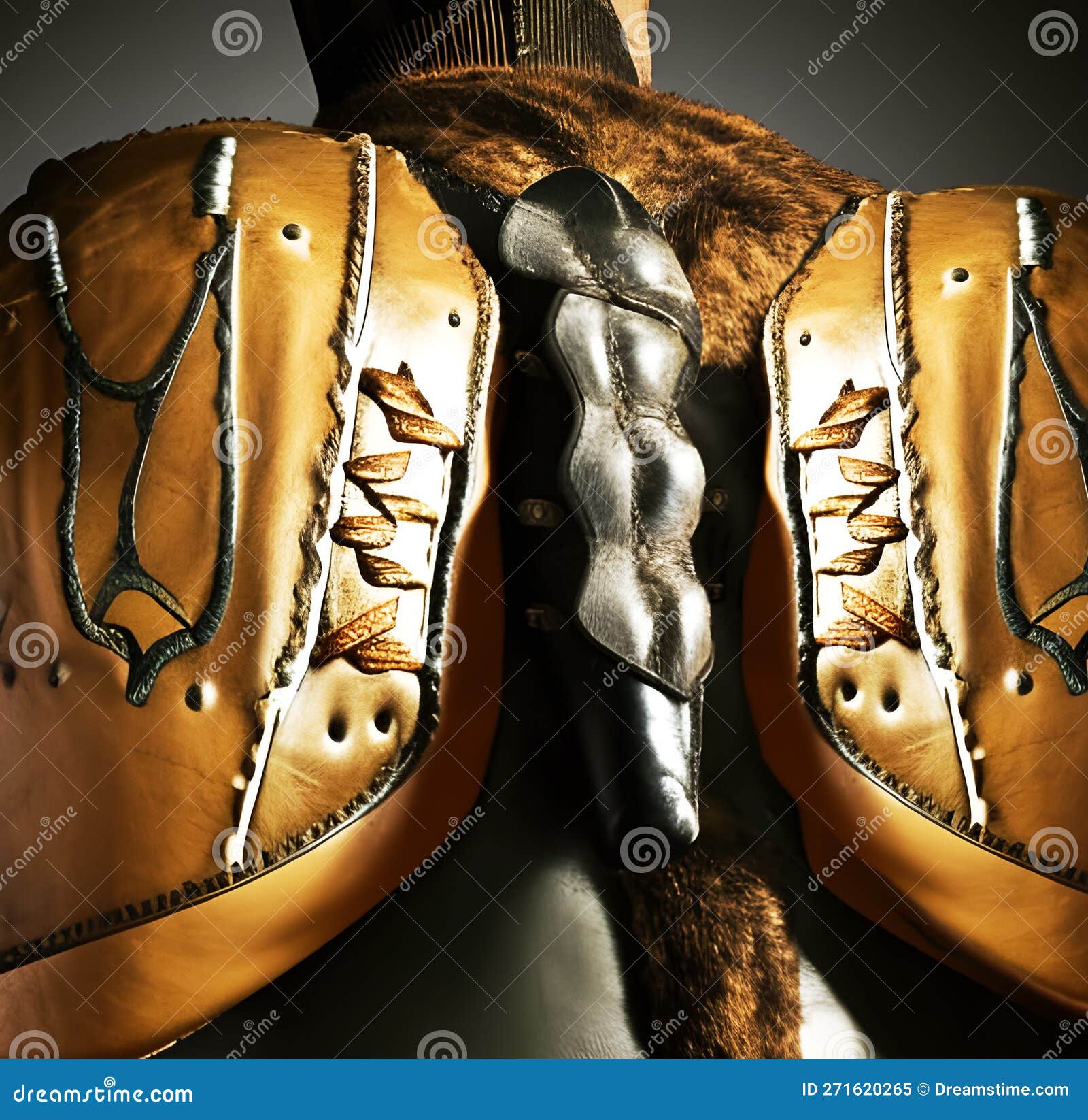 Knight or Viking uniform stock illustration. Illustration of medieval ...