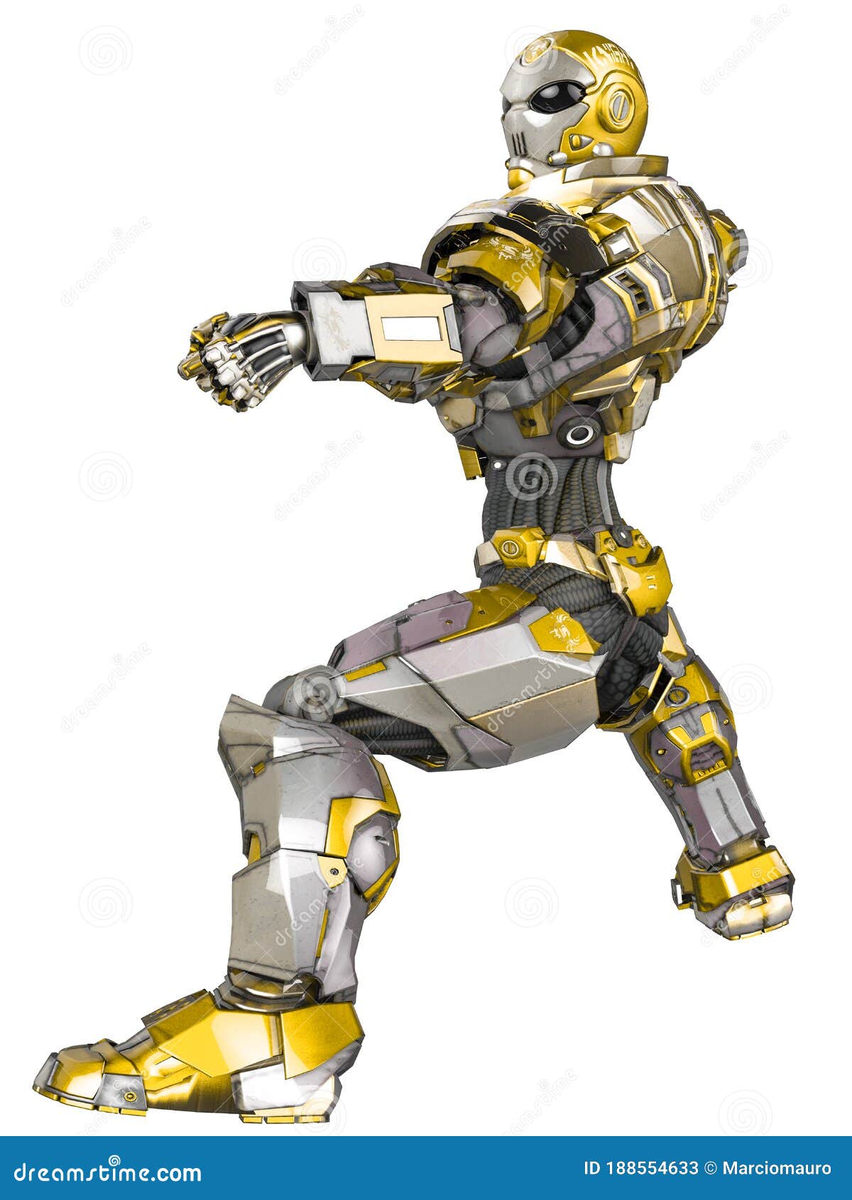 Knight vision attack stock illustration. Illustration of fiction ...