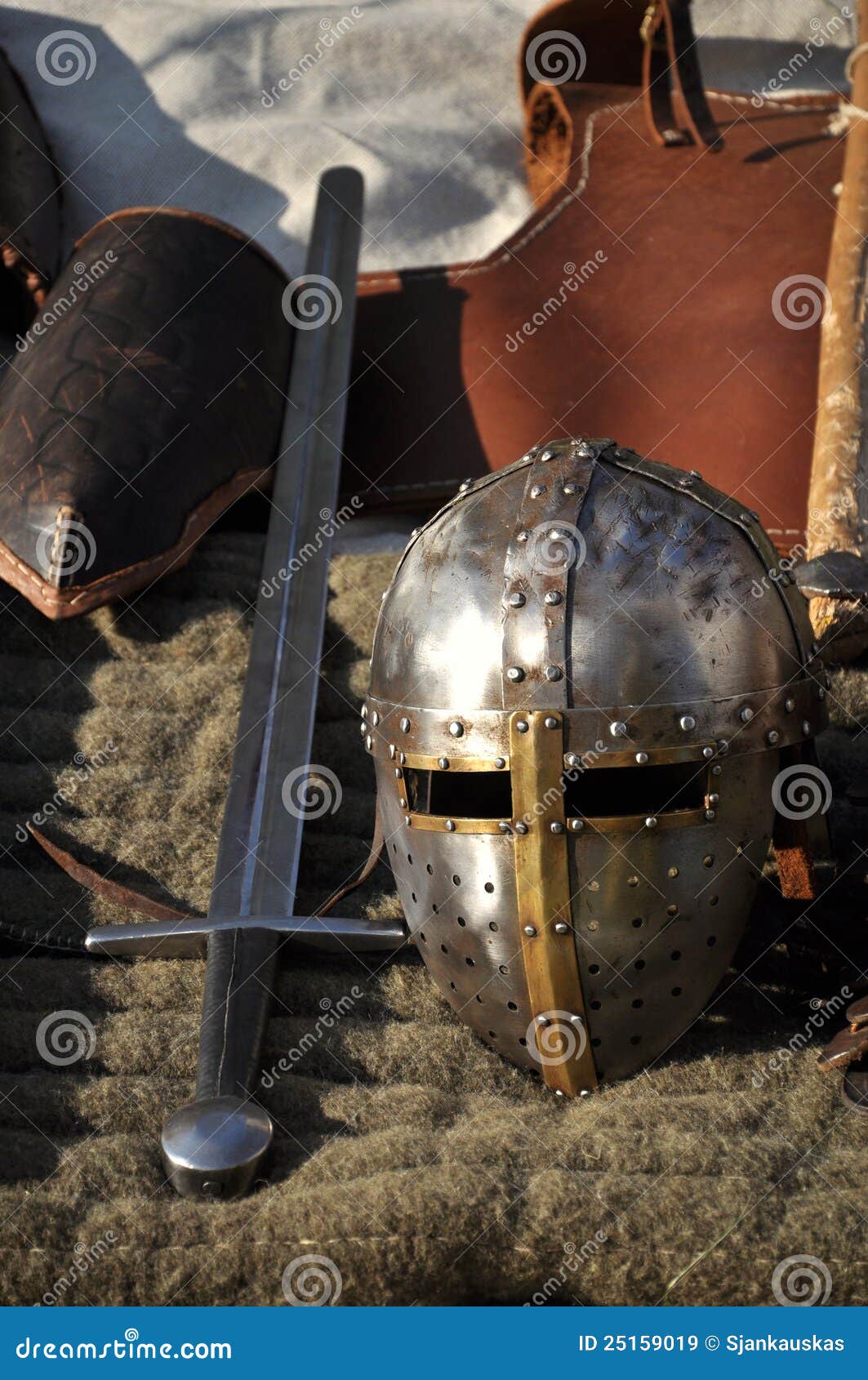 Knight weapon stock image. Image of weapon, retro, middle - 25159019