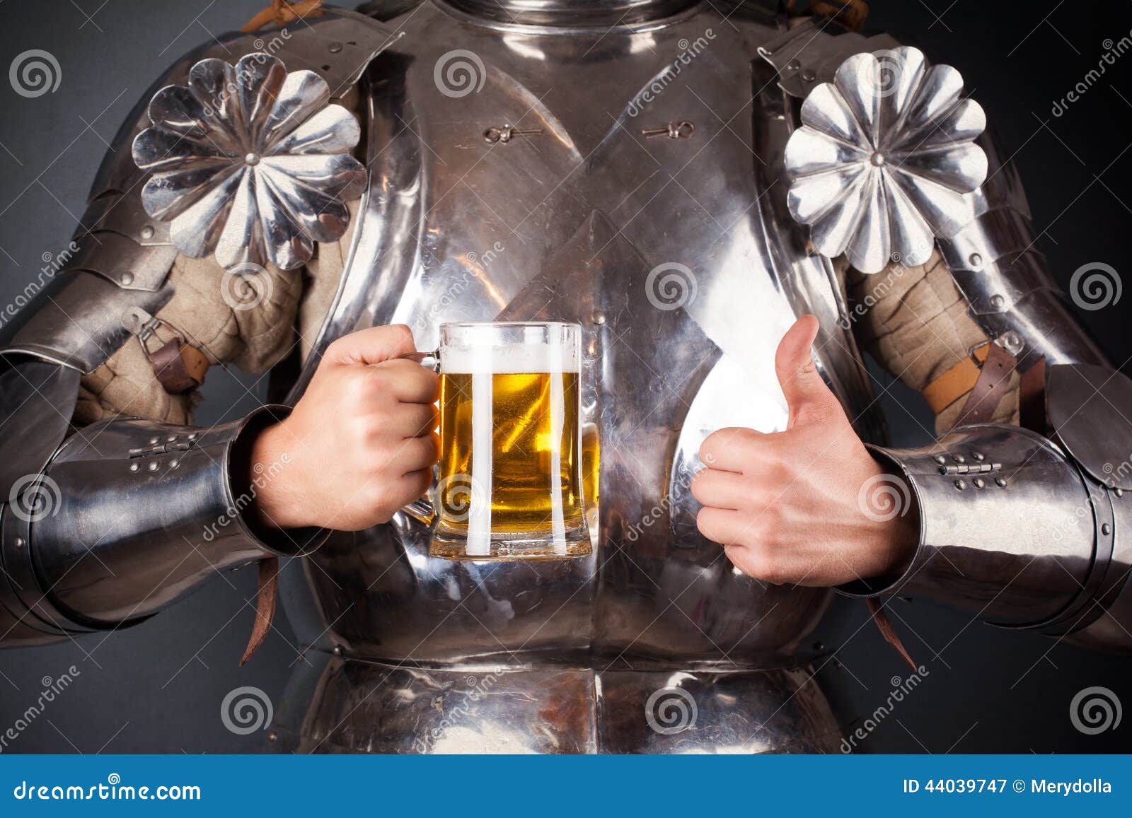 Knight wearing armor stock image. Image of antique, alcohol - 44039747