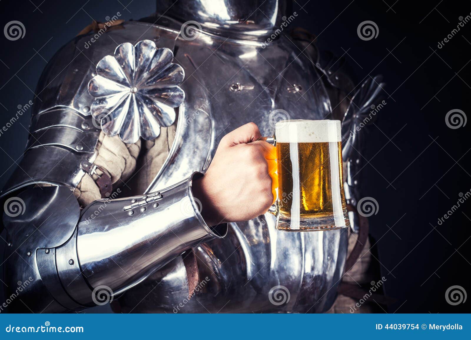 Knight wearing armor stock photo. Image of beverage, battle - 44039754
