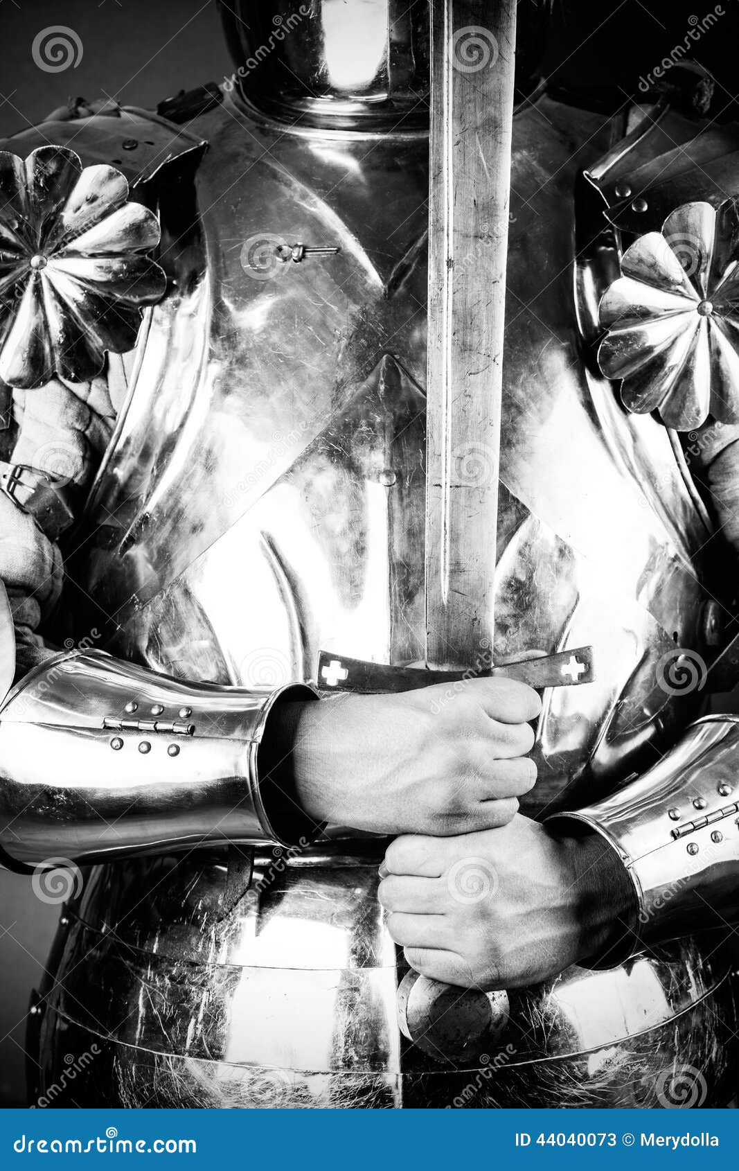 Knight wearing armor stock image. Image of european, great - 44040073