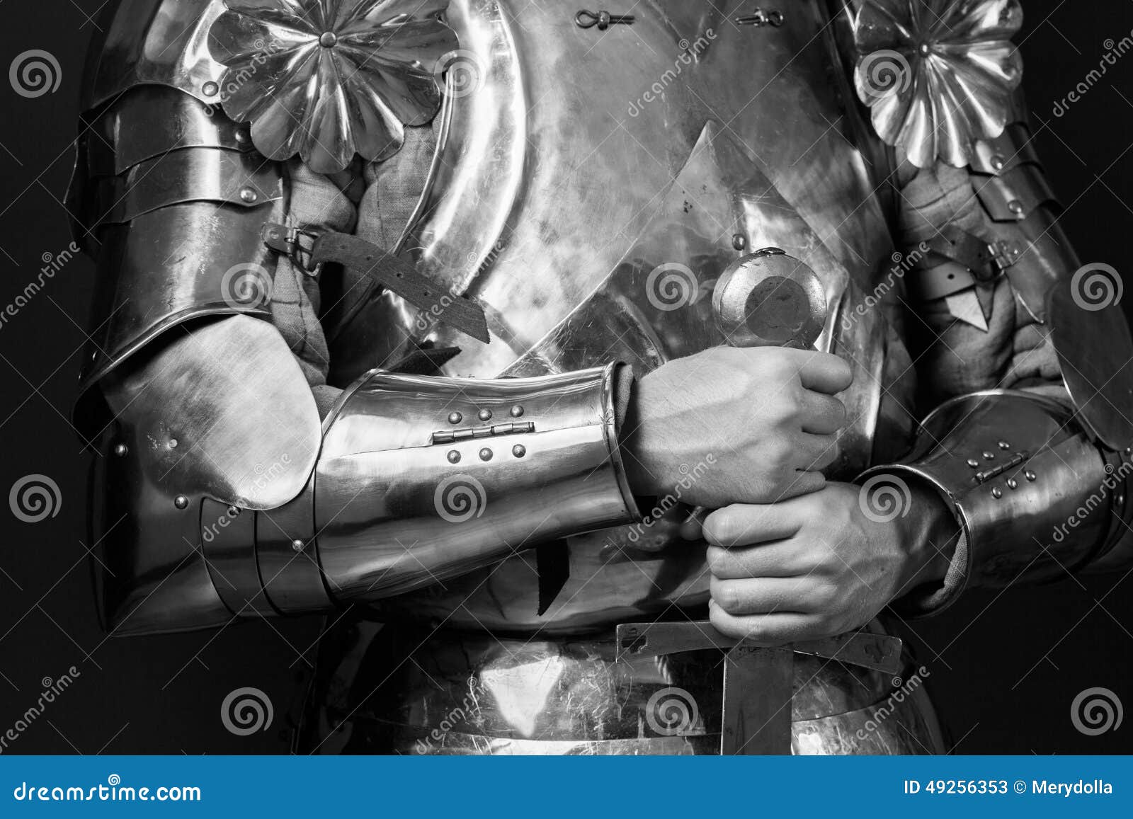 Knight Wearing Armor Royalty-Free Stock Photography | CartoonDealer.com ...