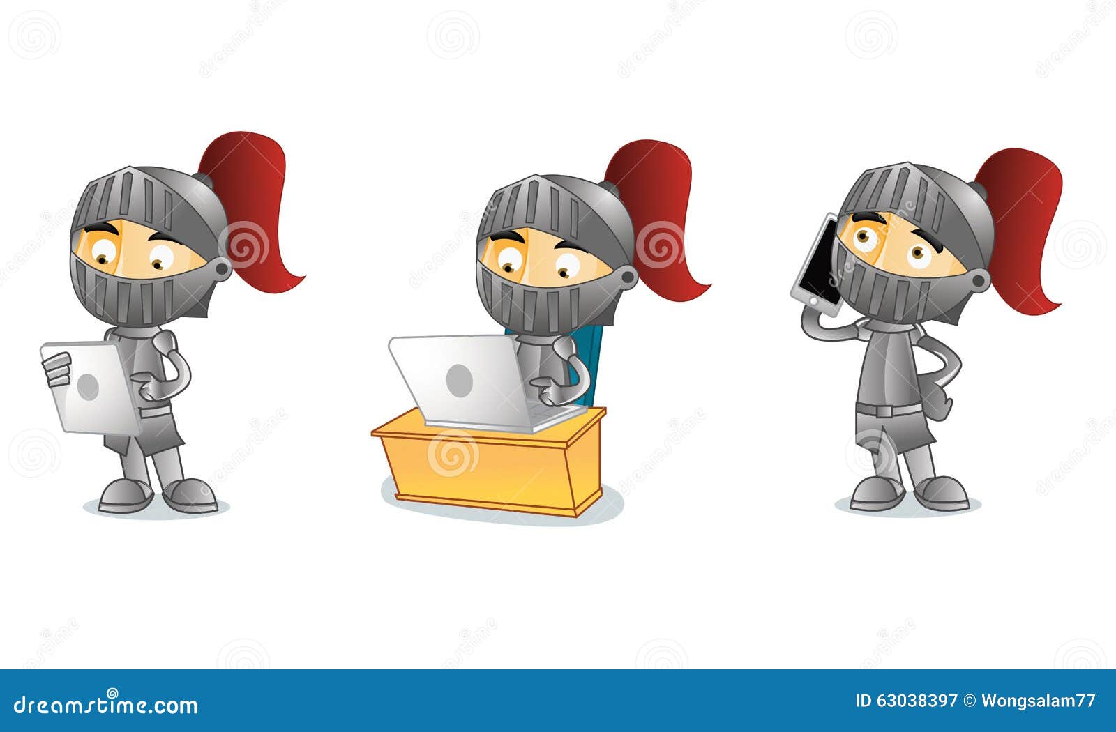 Sad Medival Knight, Soldier, Isolated Royalty-Free Stock Photography ...