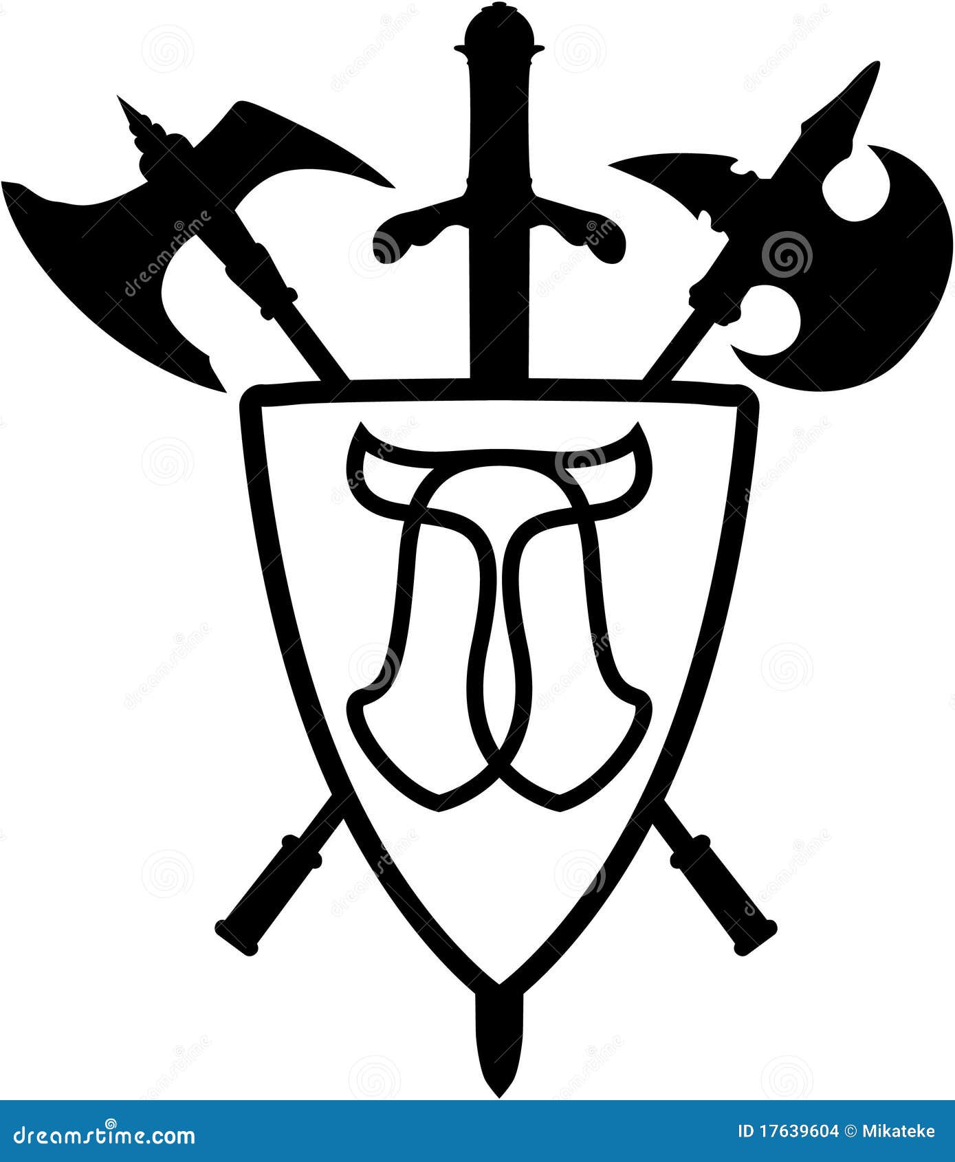 Knighthood stock vector. Illustration of battle, knighthood - 17639604