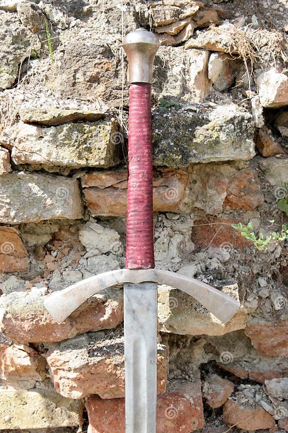 Knightly sword stock image. Image of history, armament - 1242877