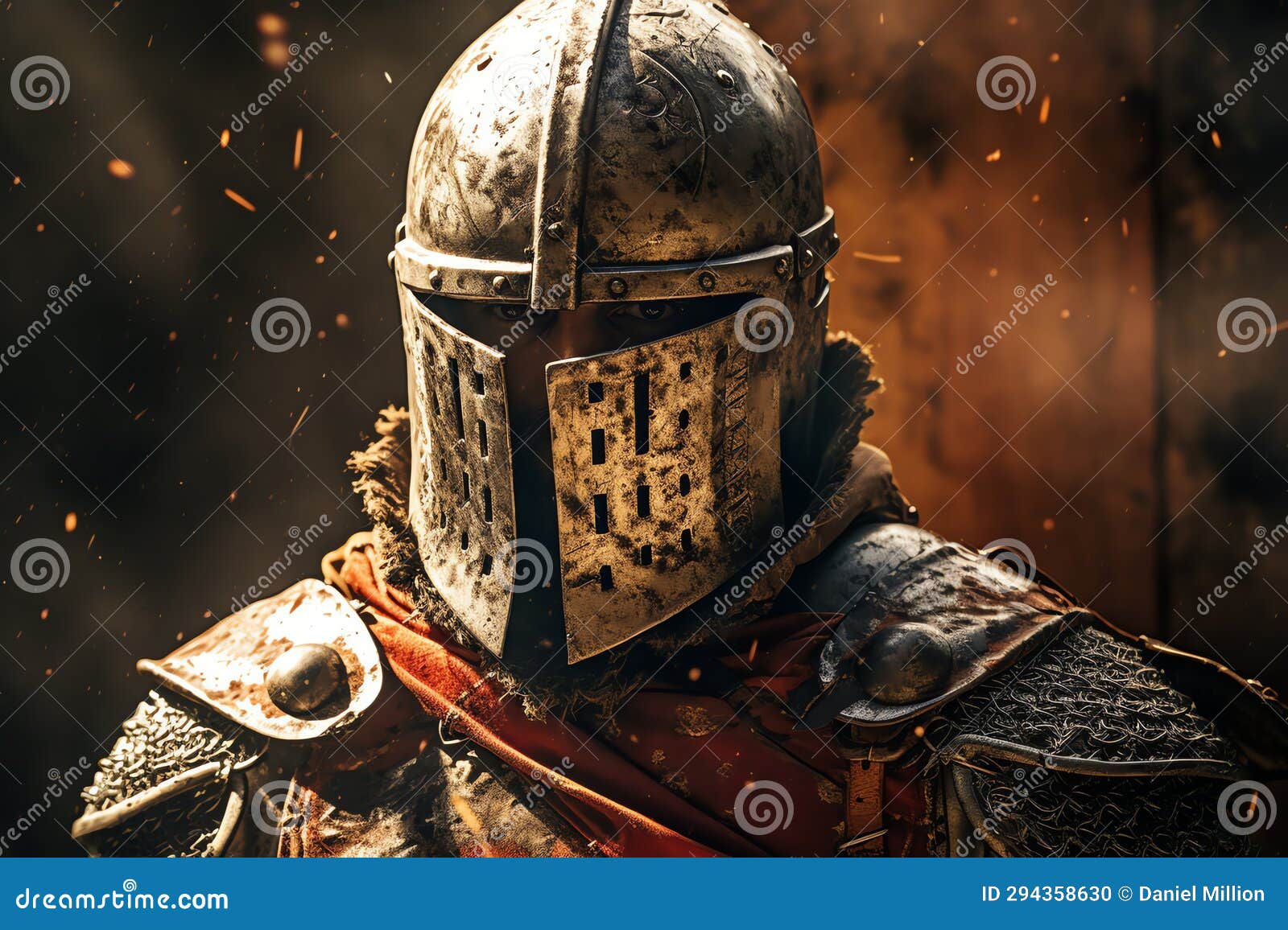 Knightly Valor Medieval Fantasy Photo Stock Illustration - Illustration ...