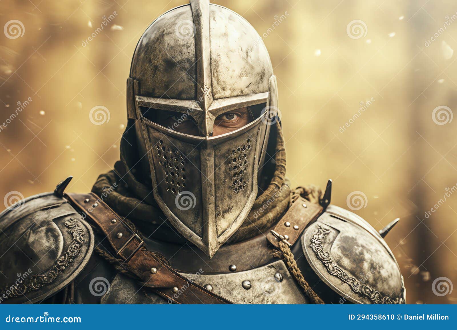 Knightly Virtues Medieval Fantasy Photo Stock Illustration ...
